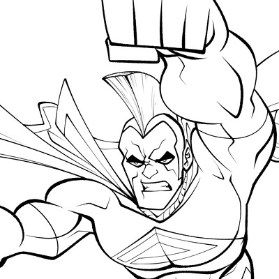 gladiator coloring sheet