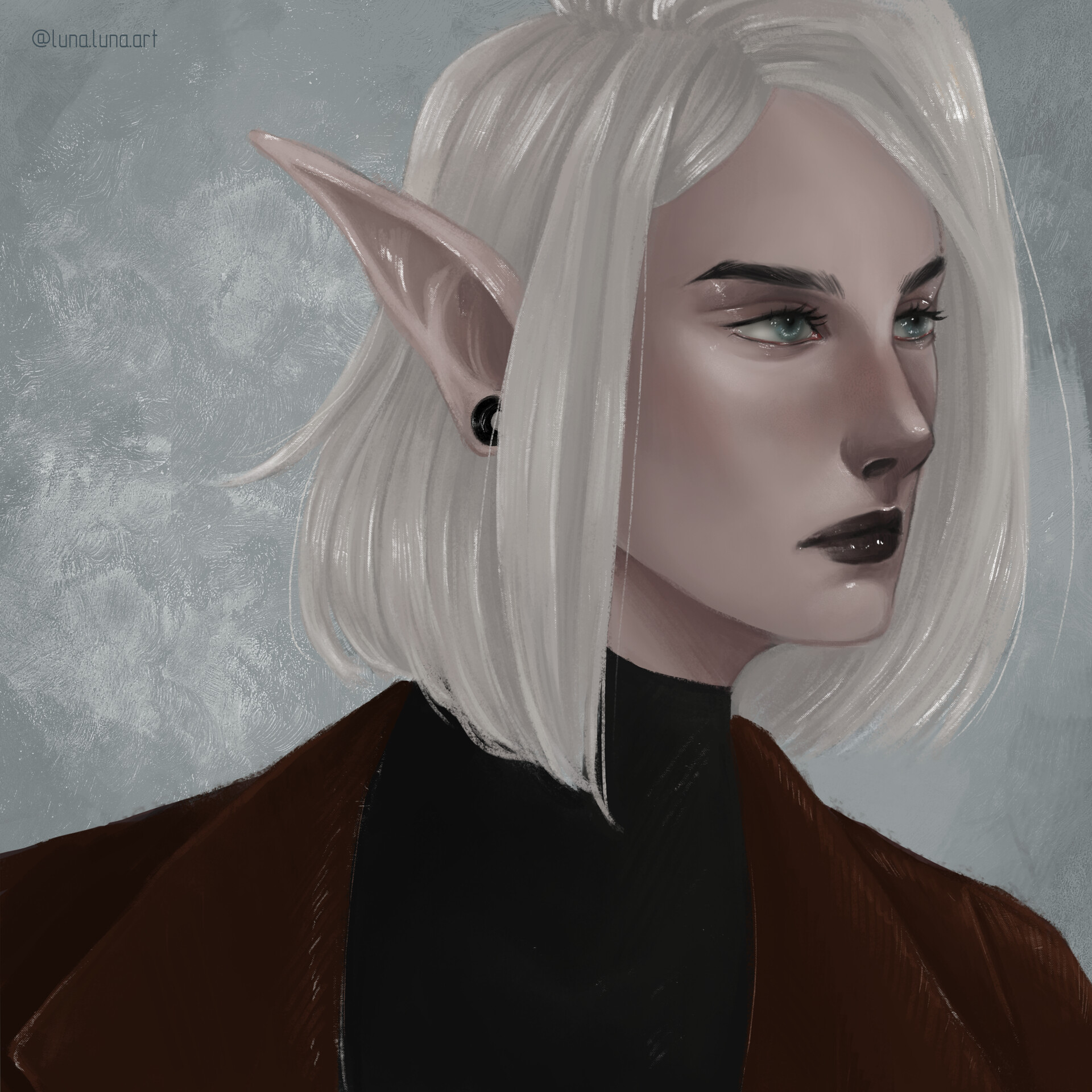ArtStation - Elf portrait
