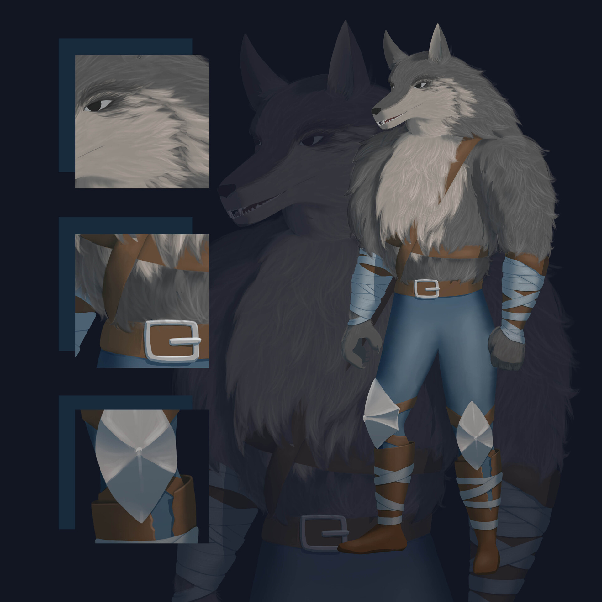 ArtStation - Werewolf Warrior