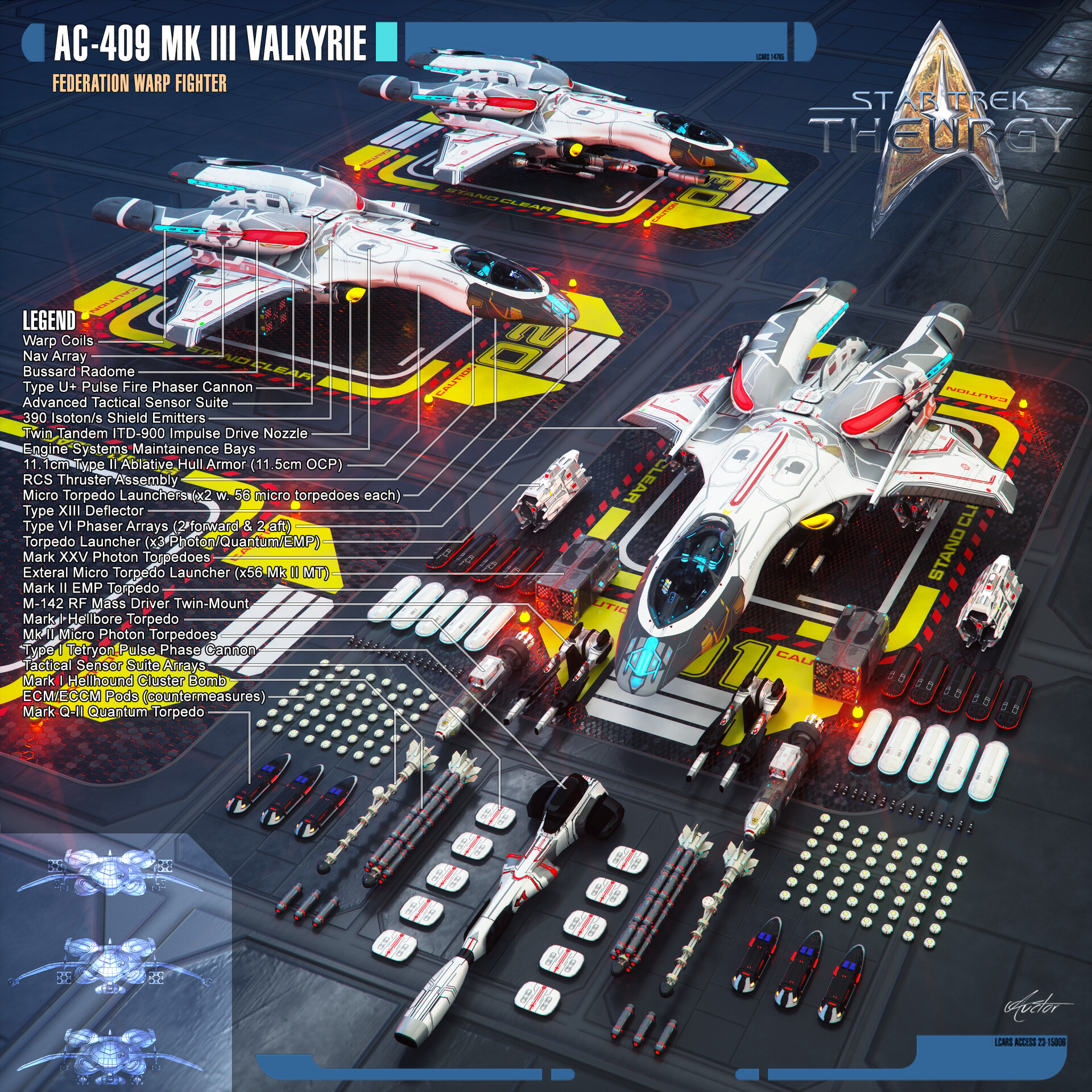 Auctor Lucan - Starfleet Warp Fighter Weapon Systems