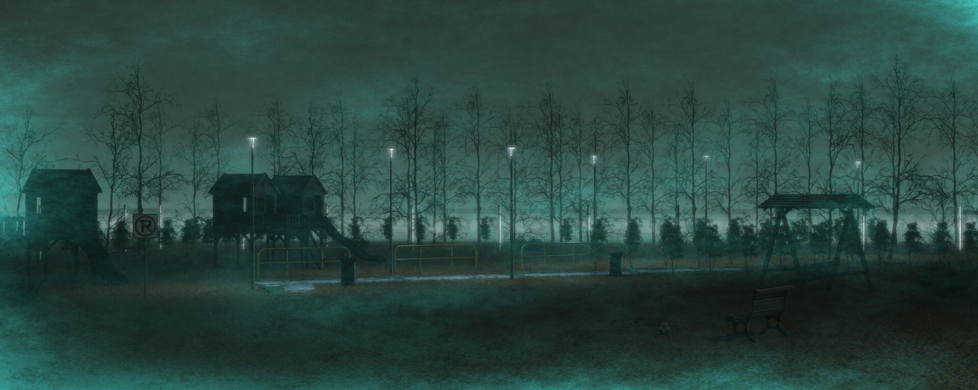 ArtStation - The creepy playground.