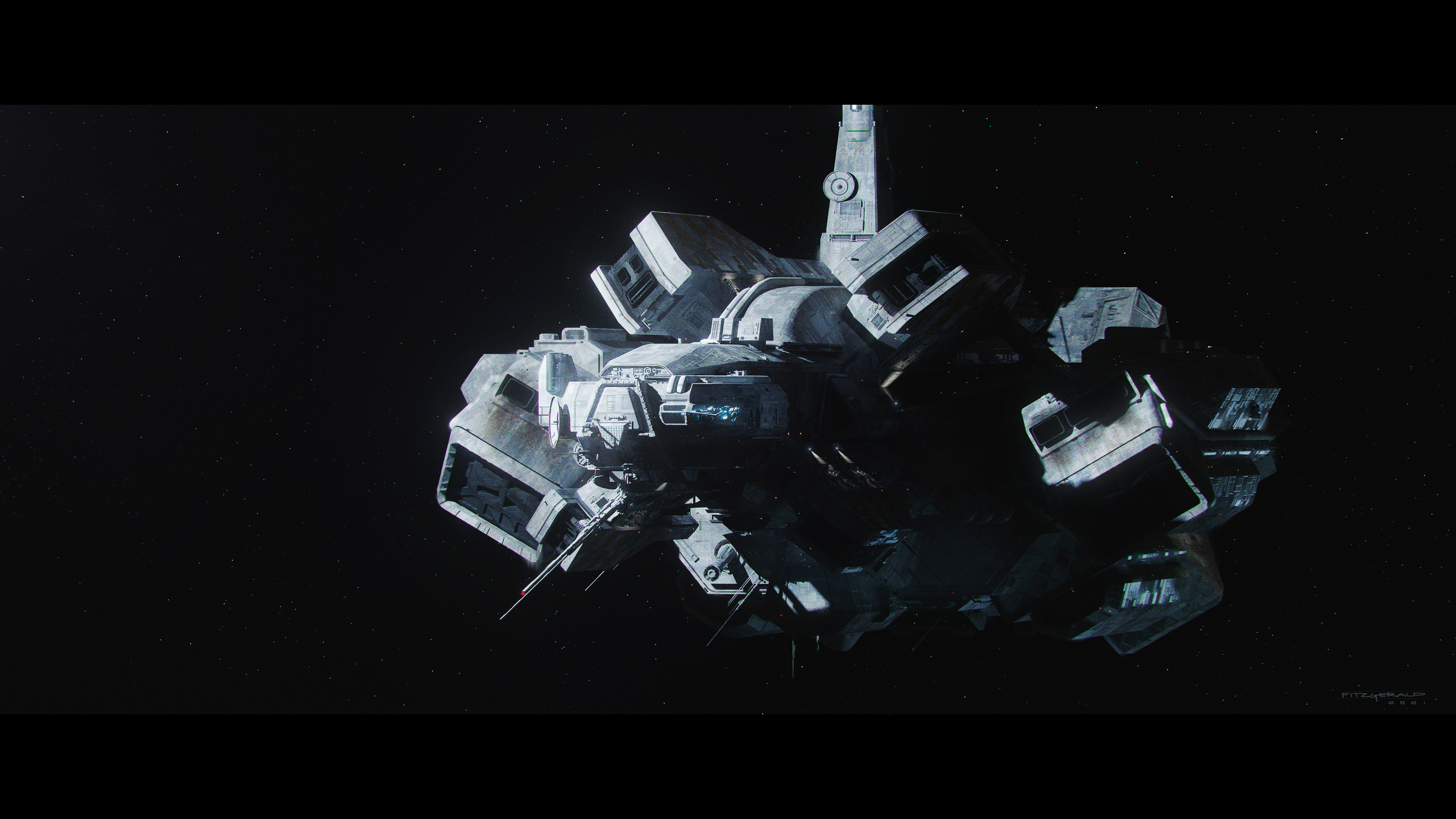 USCSS SOTILLO - Alien Day 2021 by Lee Fitzgerald : r/spaceships