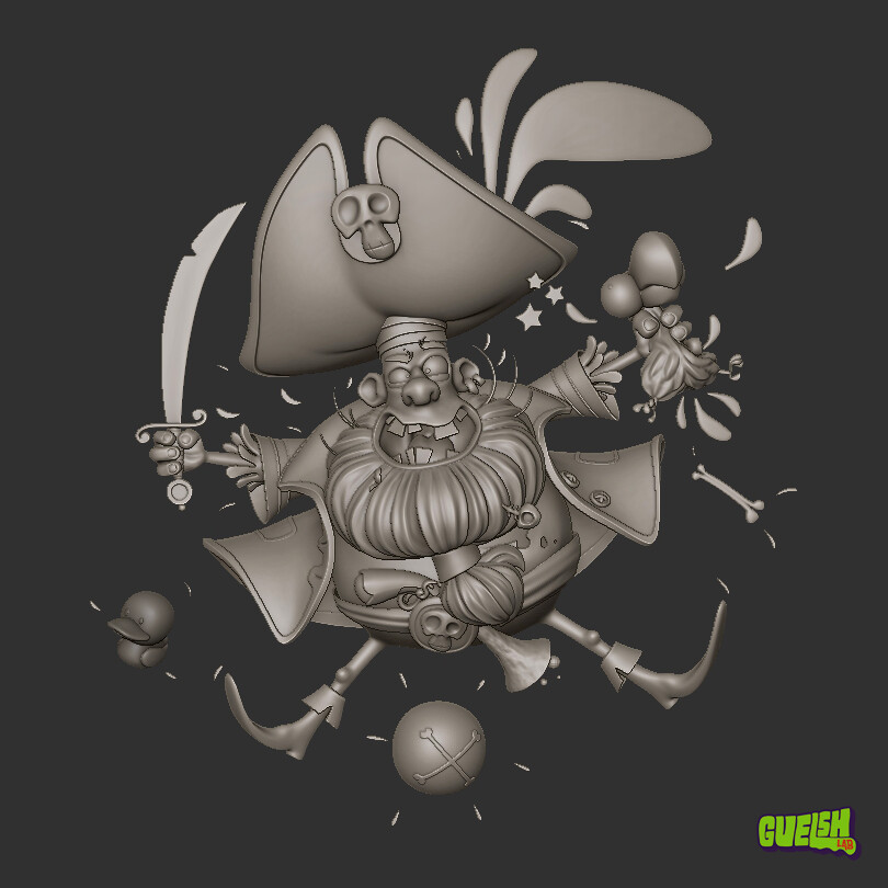ArtStation - Crazy Pirate