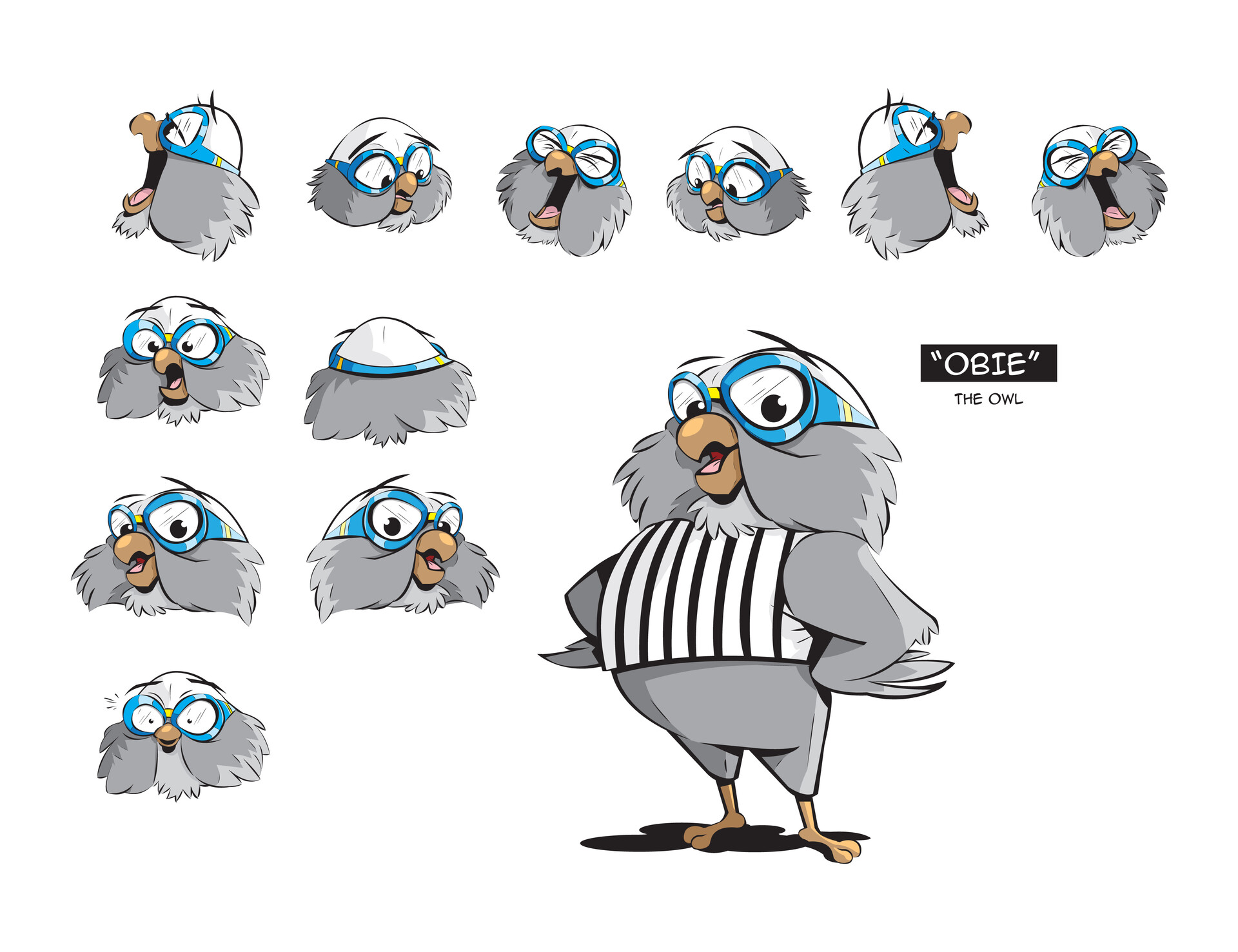 ArtStation - CHARACTER DESIGN - “OBIE THE OWL”