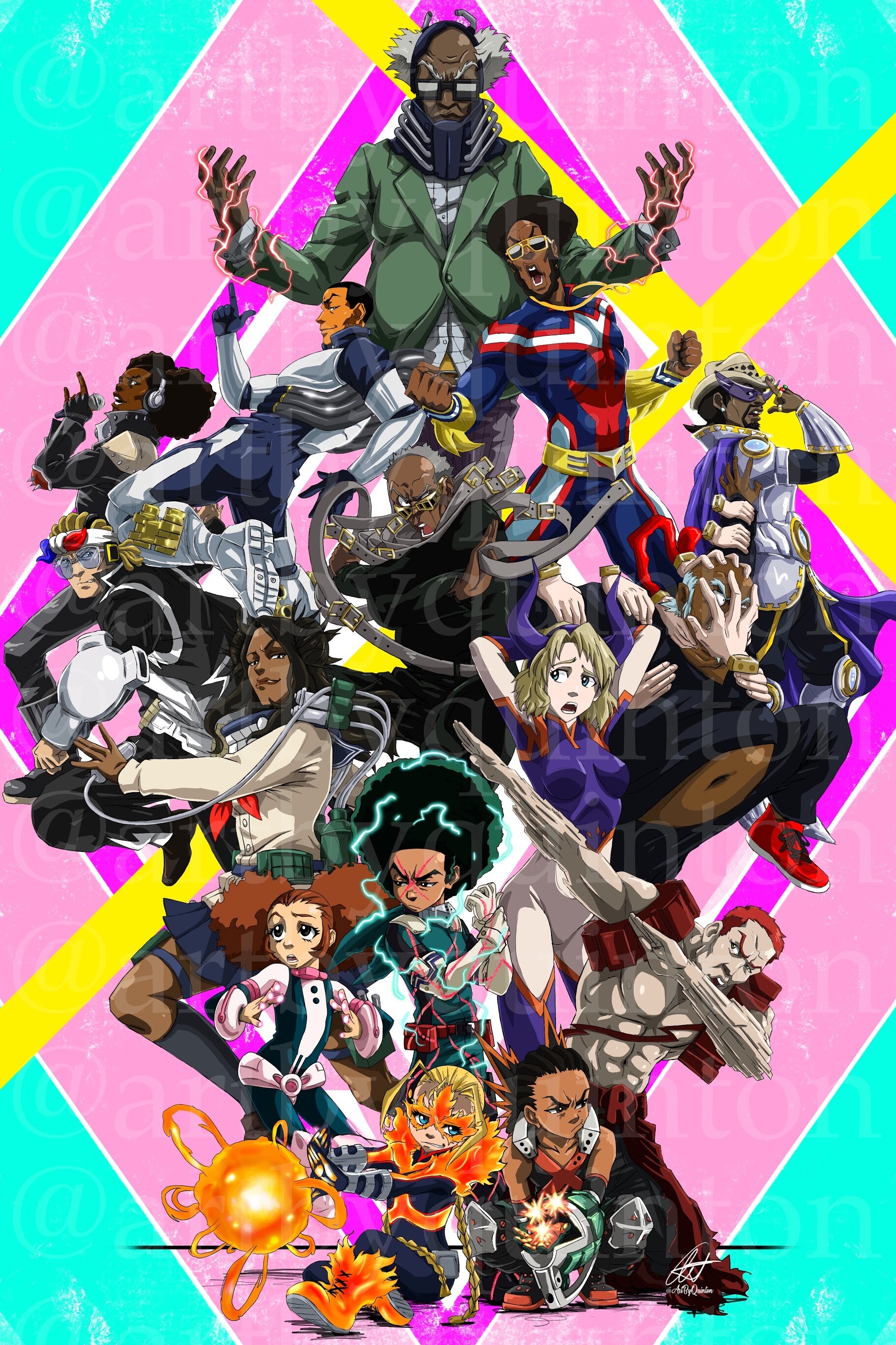 ArtStation - Boku No Boondocks Academia