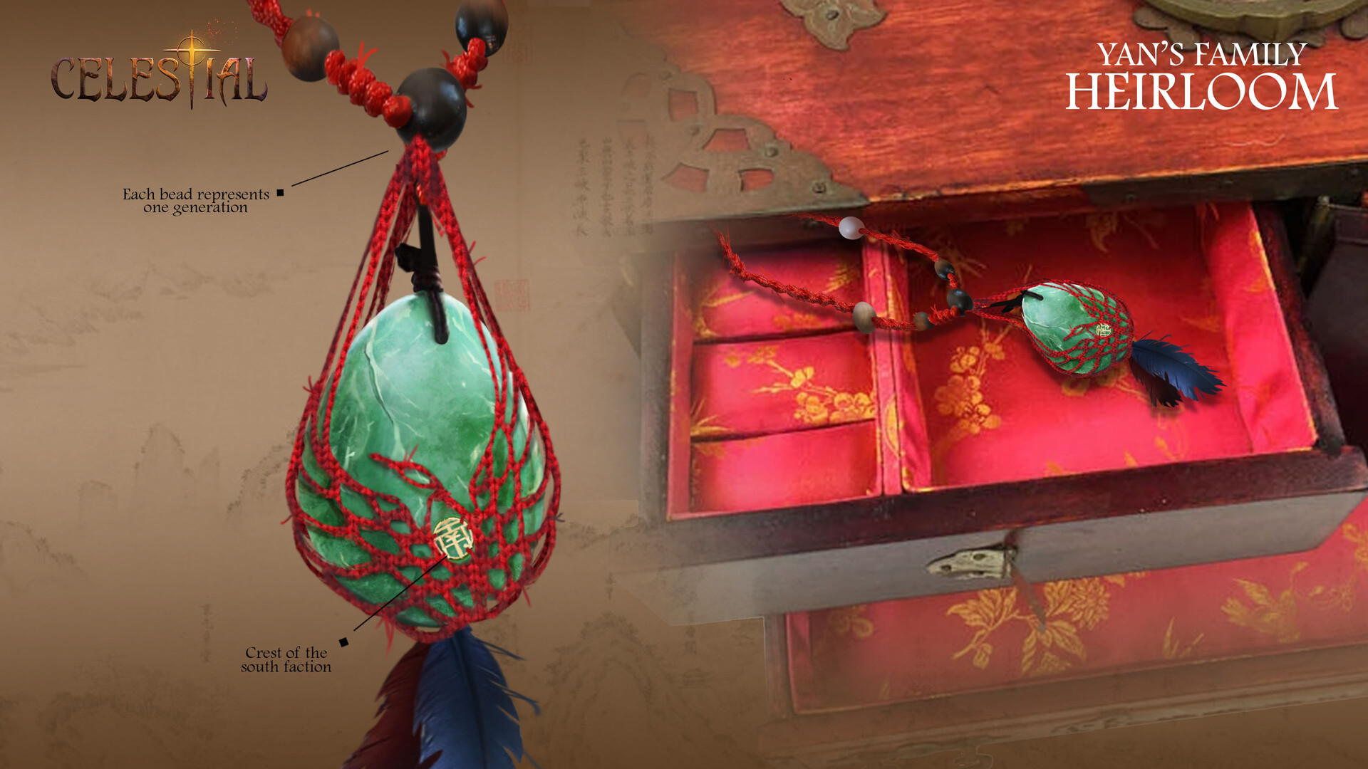 ArtStation - Celestial - Prop Design - Yan's Family Heirloom