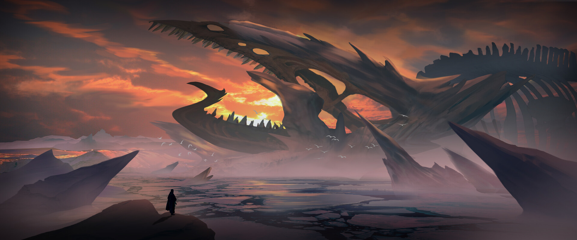 ArtStation - Forgotten Land - Matte Painting