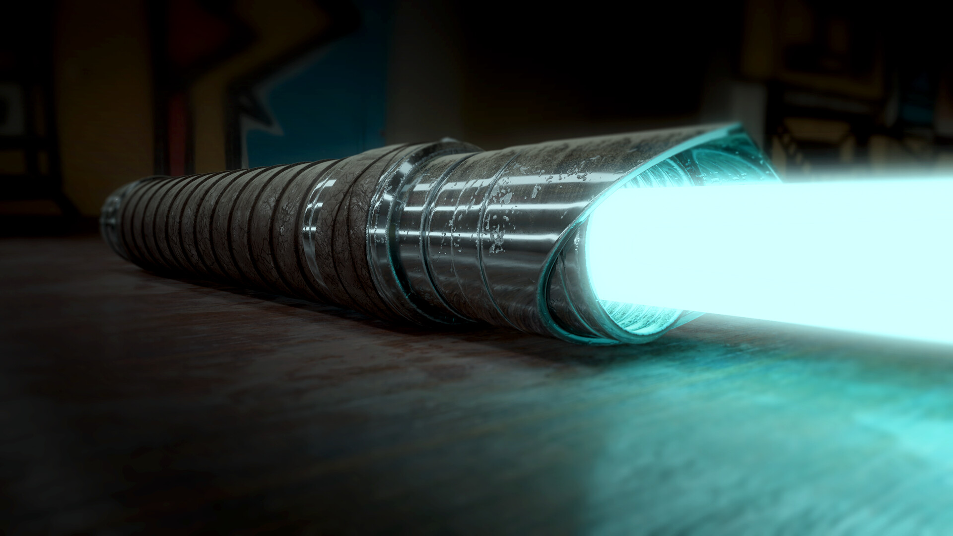 ArtStation - Lightsaber - old, but still powerful