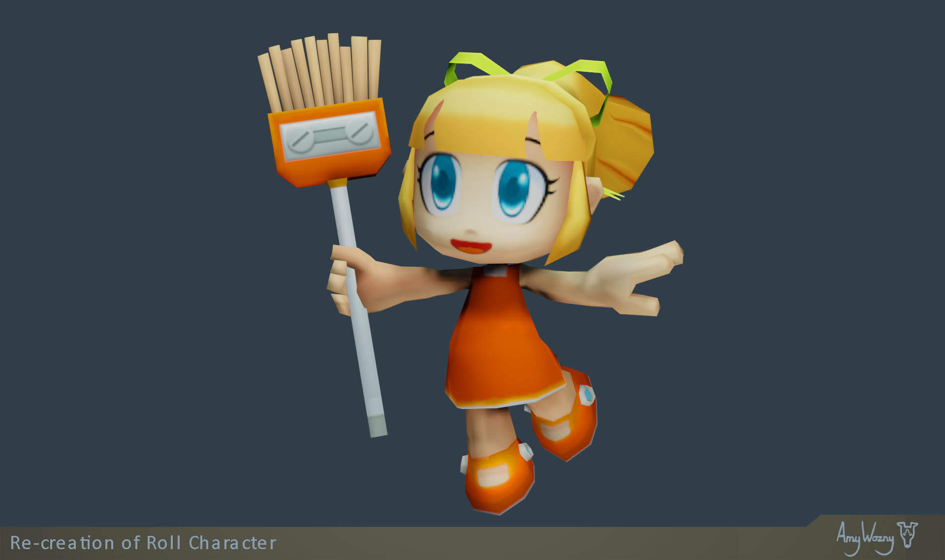 ArtStation - Roll (Megaman: Powered Up)