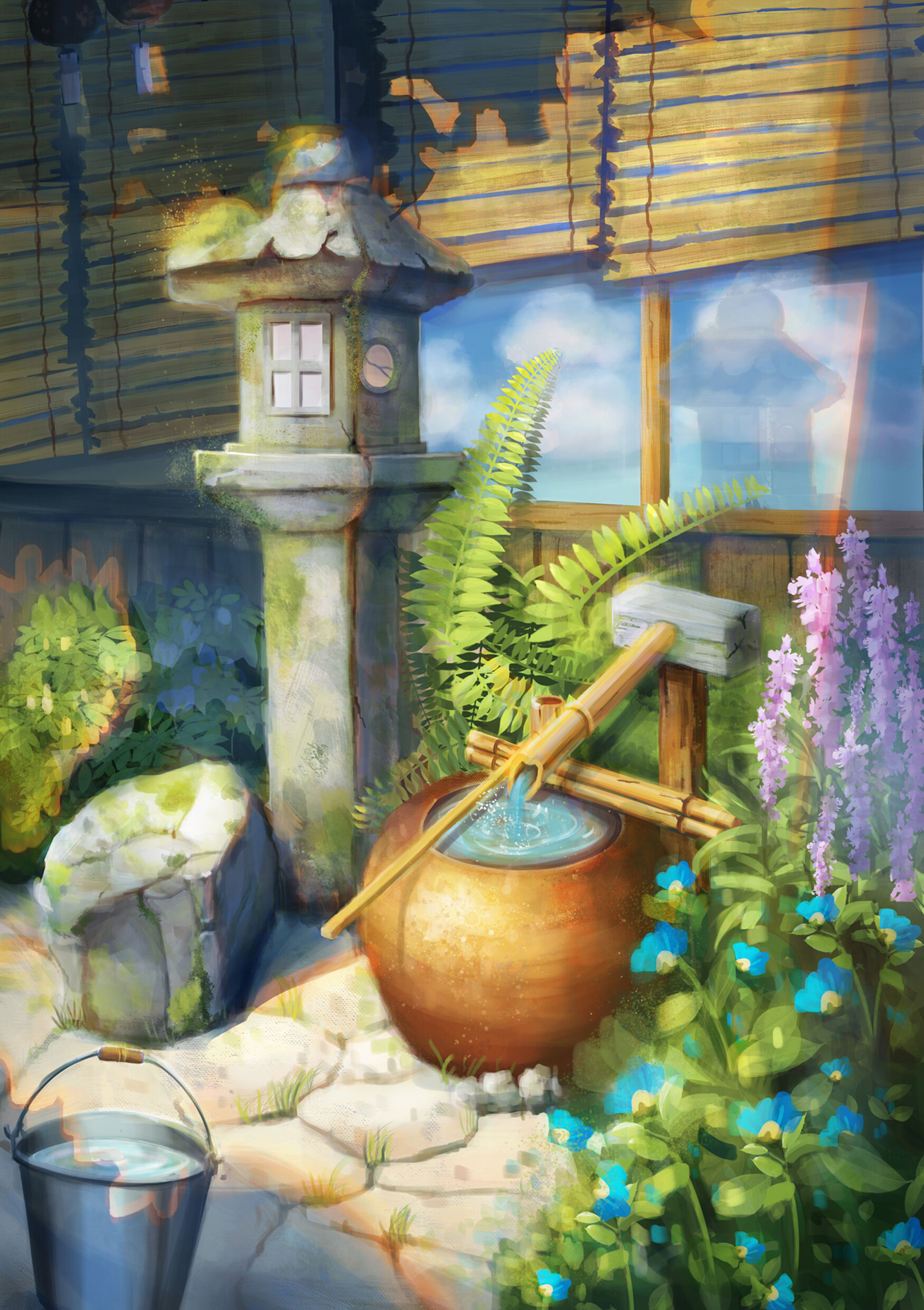 ArtStation - Japanese Secret Garden