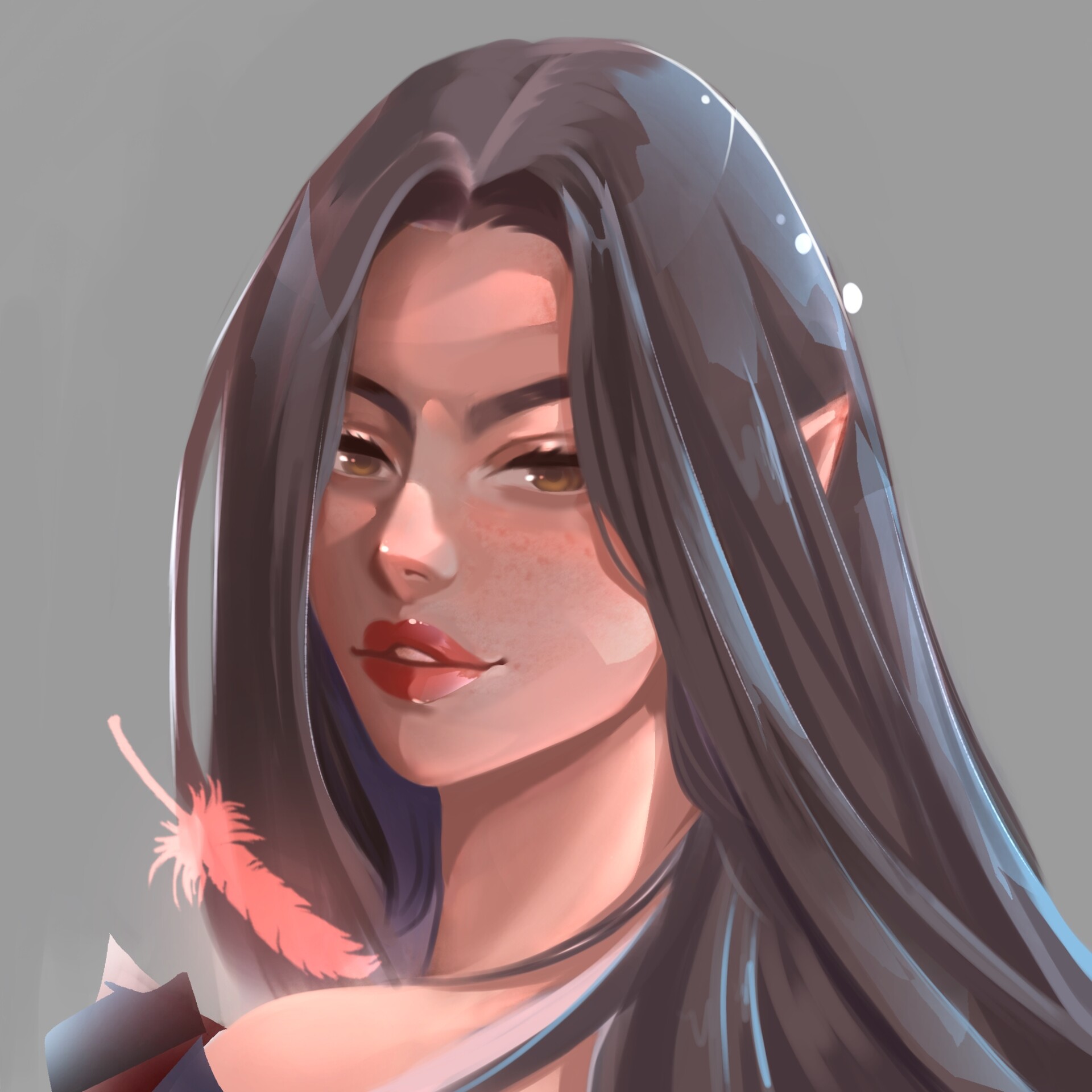 ArtStation - Beautiful Woman Illustration #OC