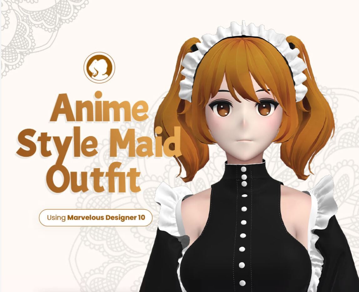 ArtStation - Anime Style Maid Outfit Course on Wingfox.com