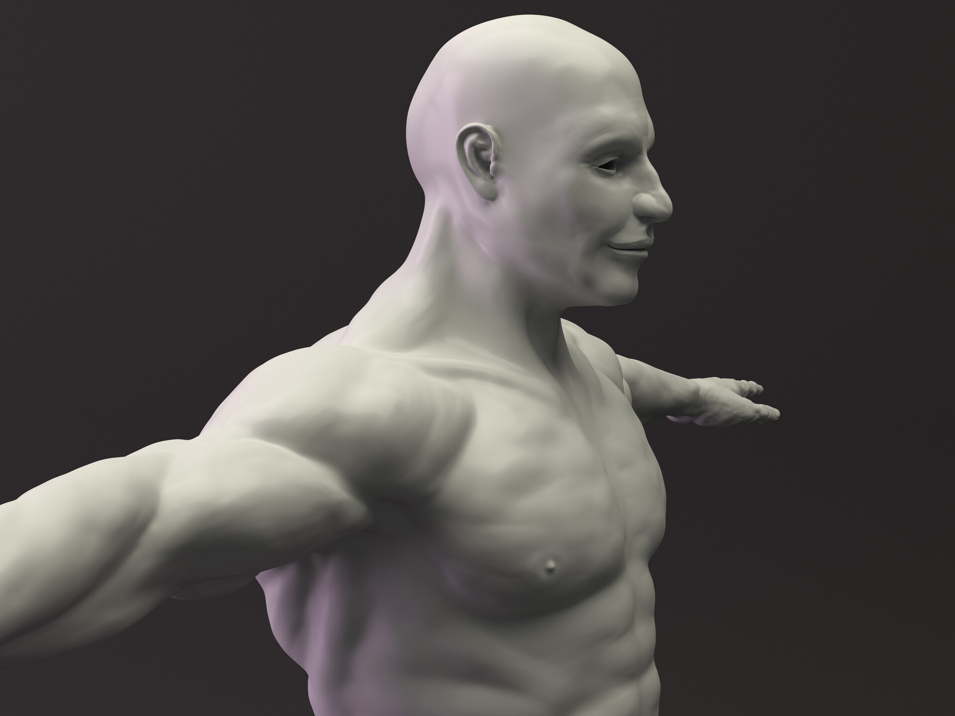 ArtStation - Male body structure