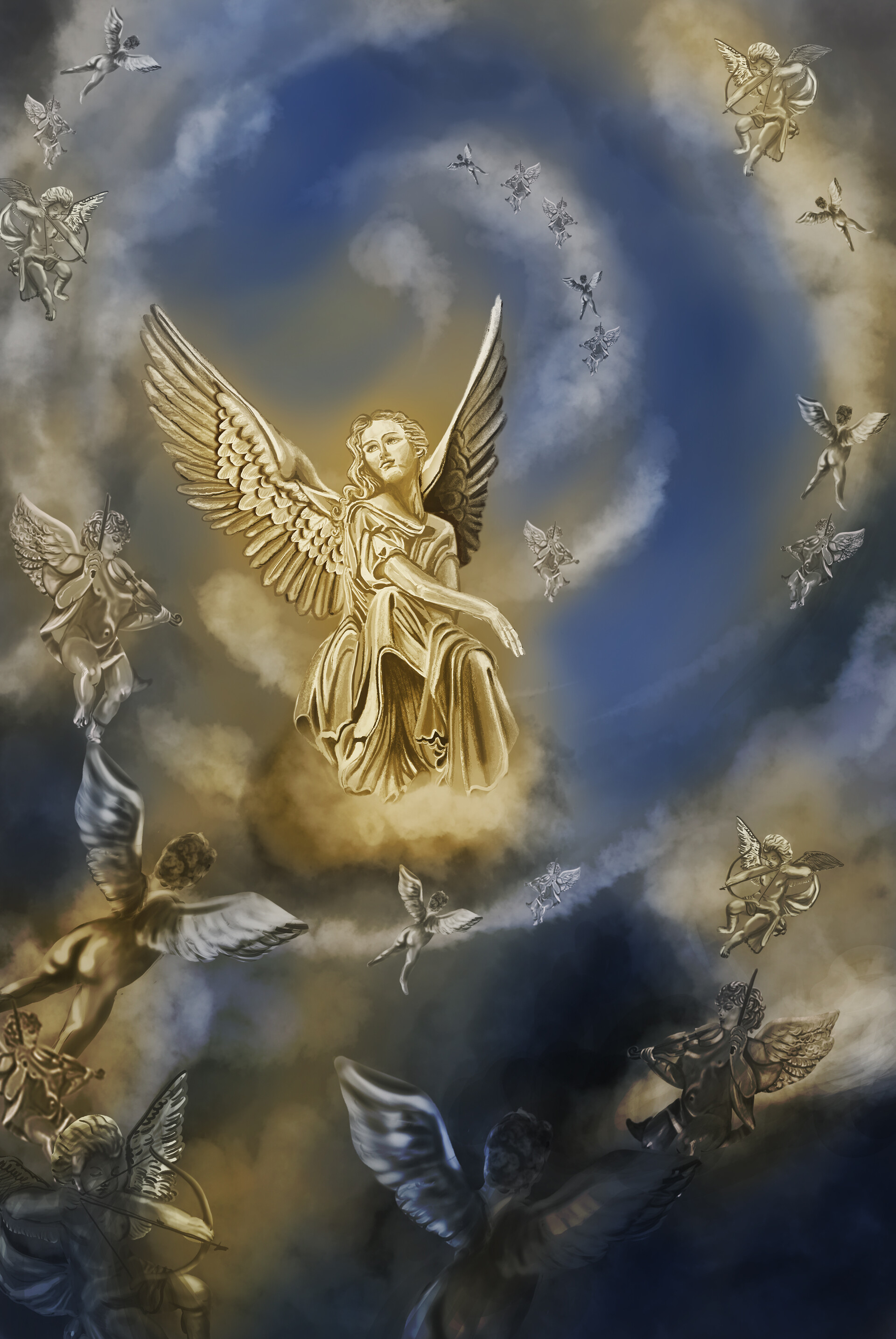 ArtStation - Angels in the sky