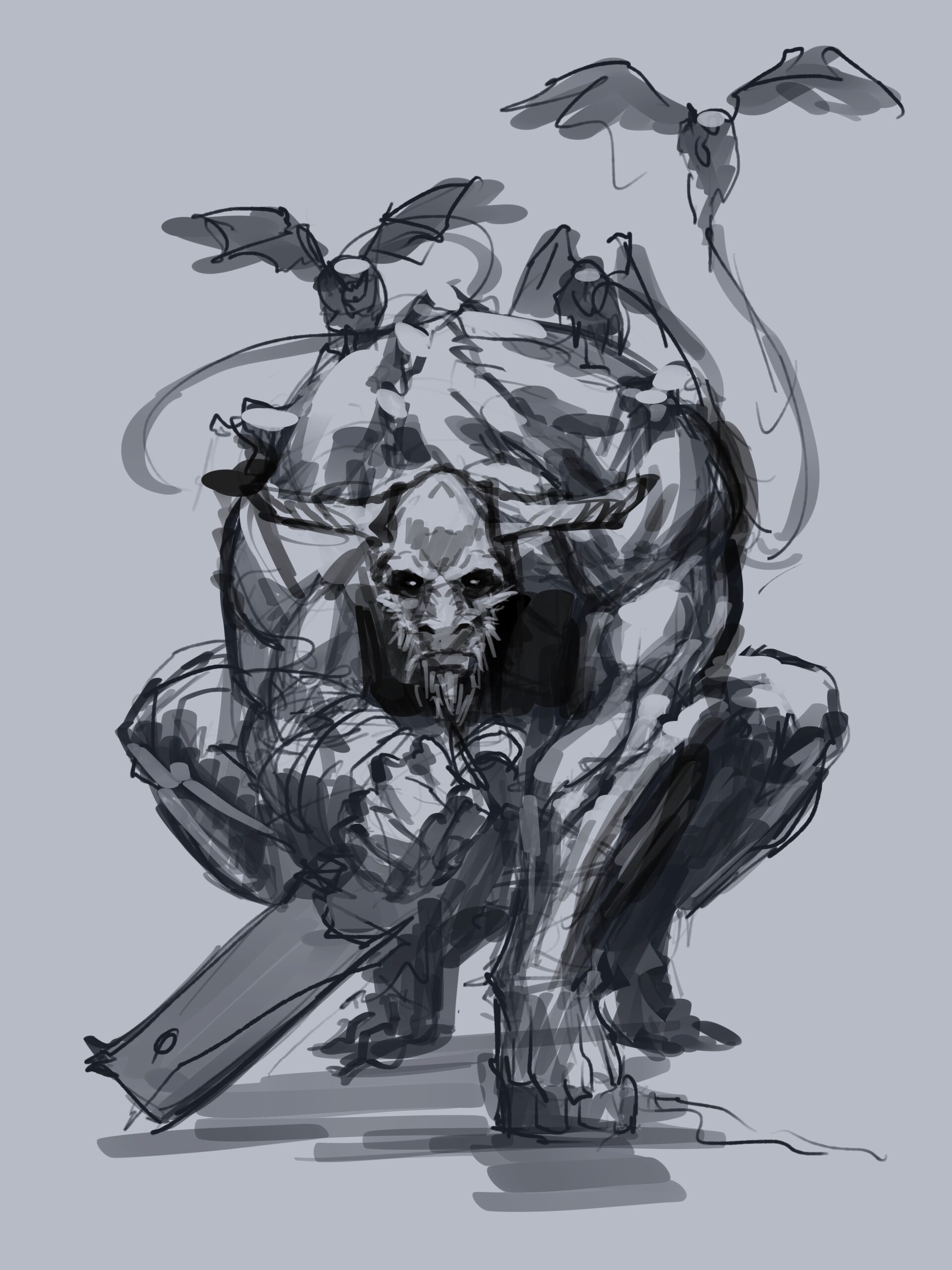 Eamonn McCormick - Chain Demon Creature Concept