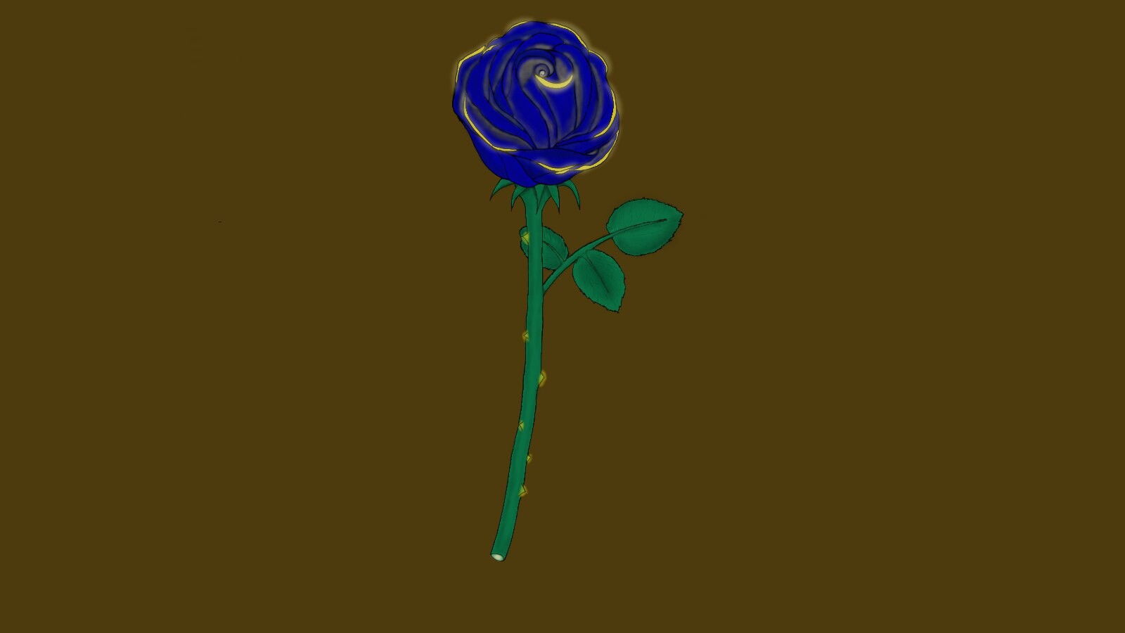 ArtStation - Mystic Blue Rose