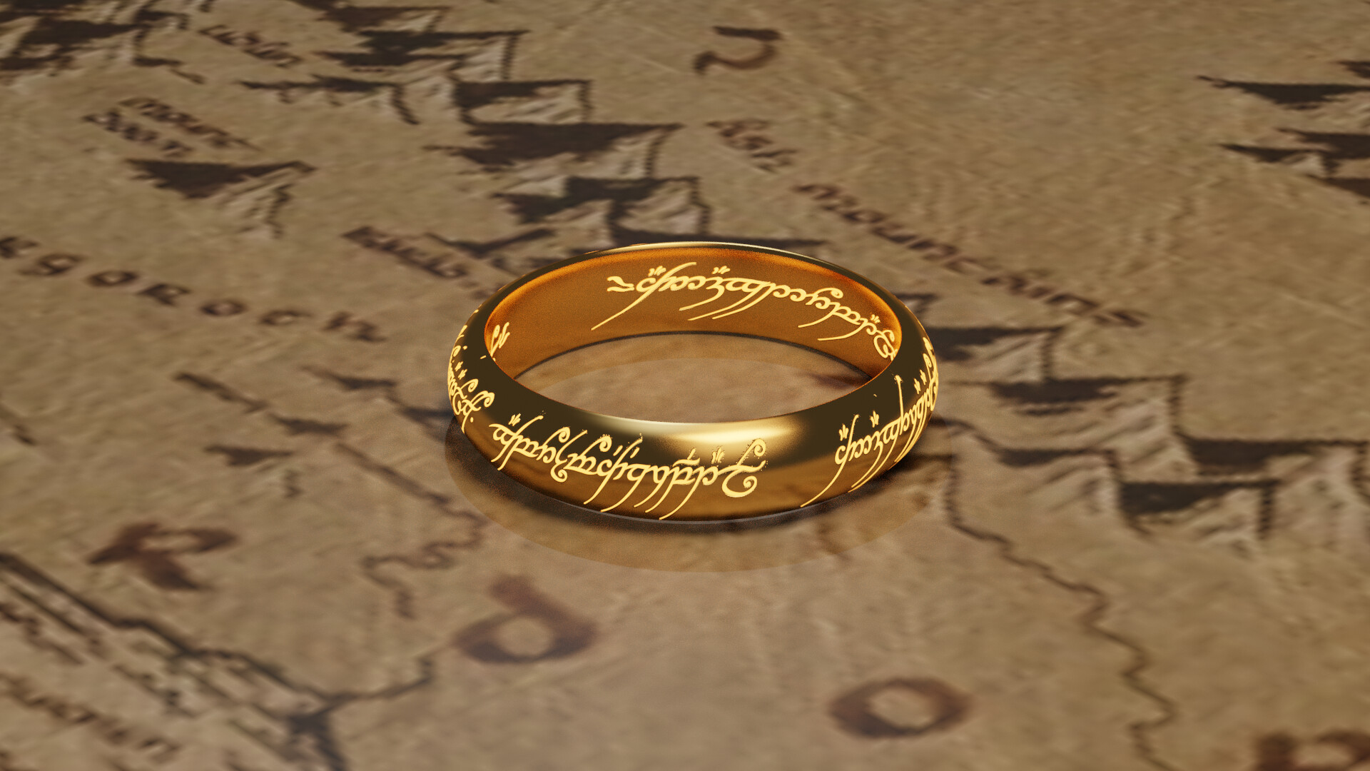 ArtStation - The One Ring/ Ring of Sauron