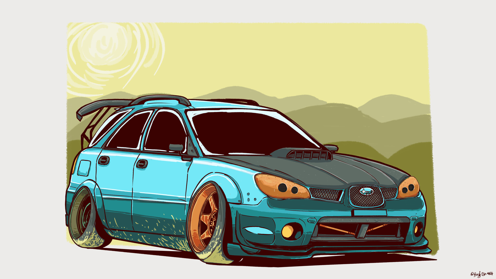 ArtStation - Desertic Subaru
