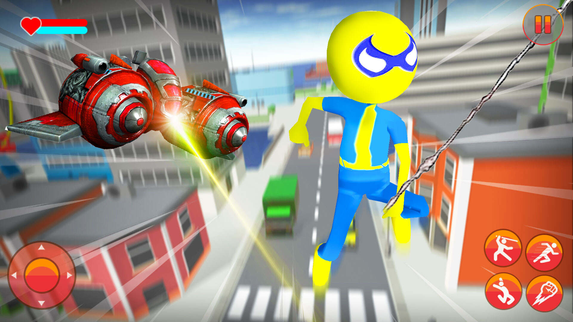 ArtStation - Spider stickman rope hero city