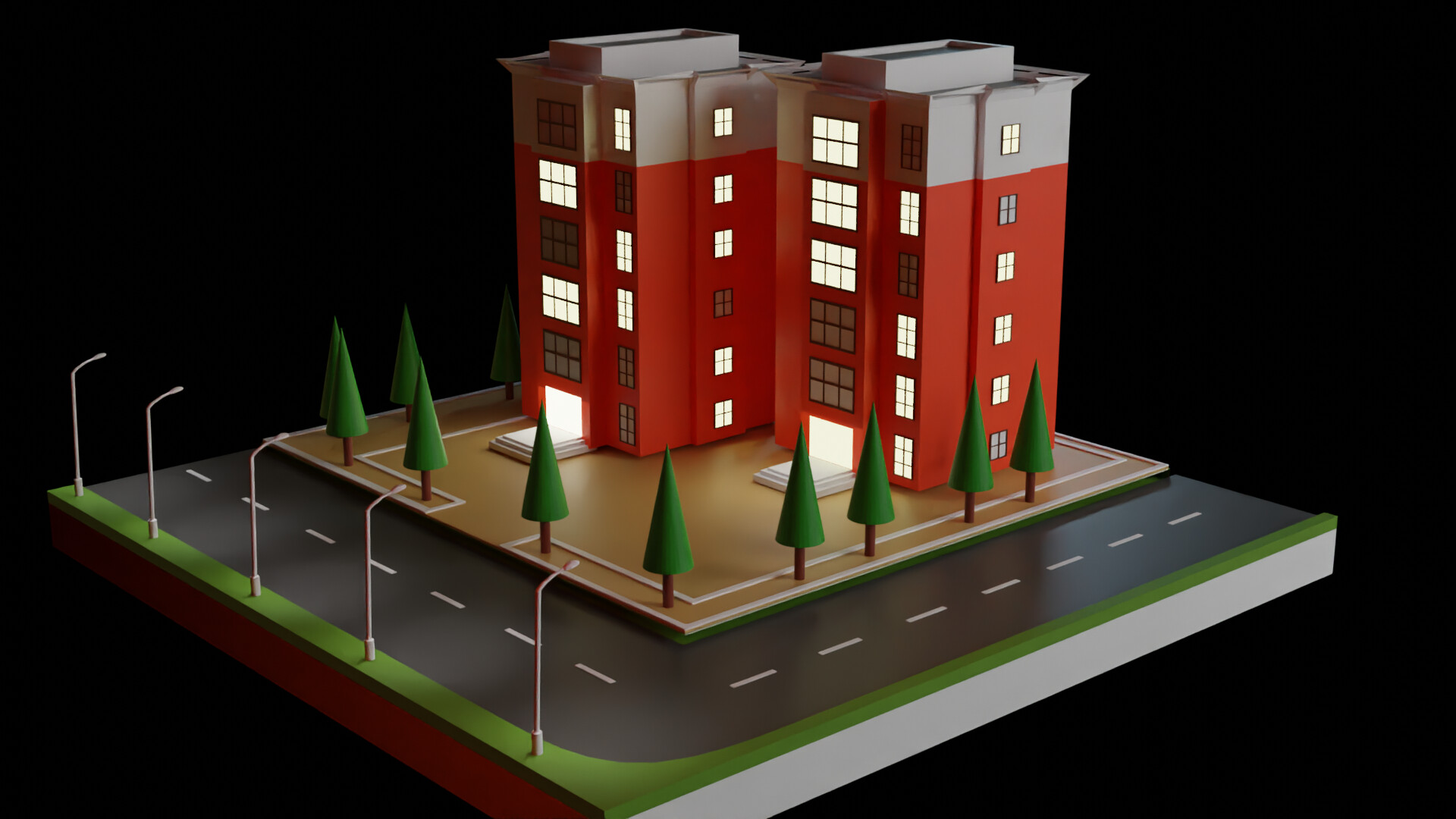 ArtStation - isometric building