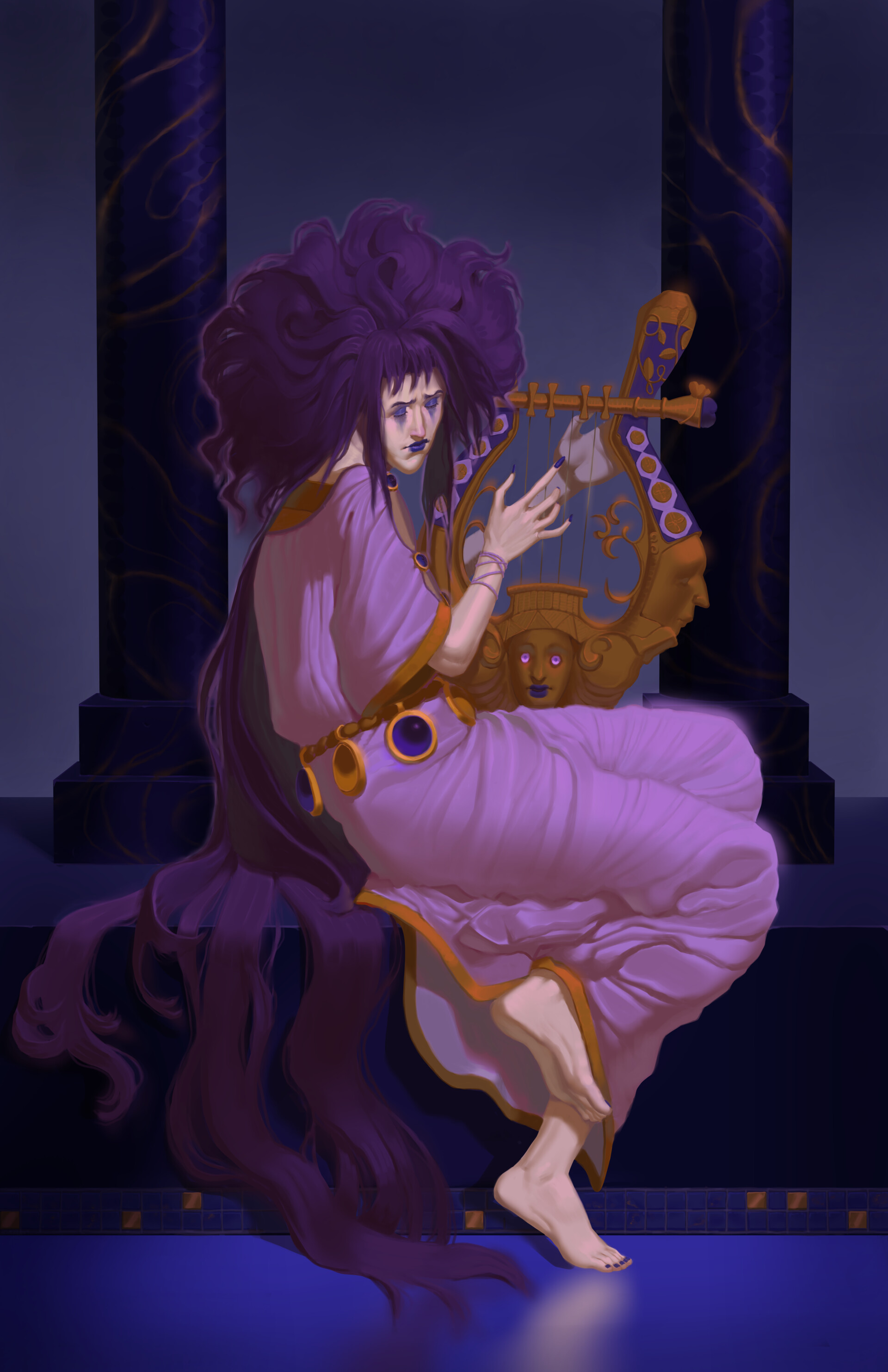 Of Lyre Orpheus Cartoon