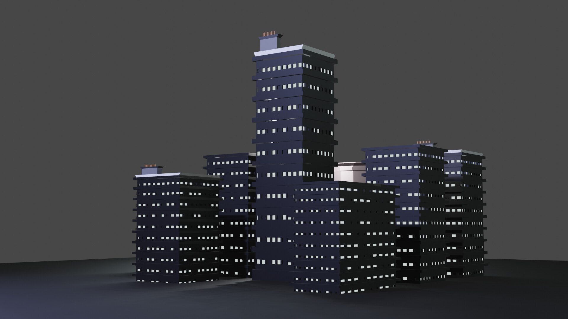 ArtStation - Low_Poly_building