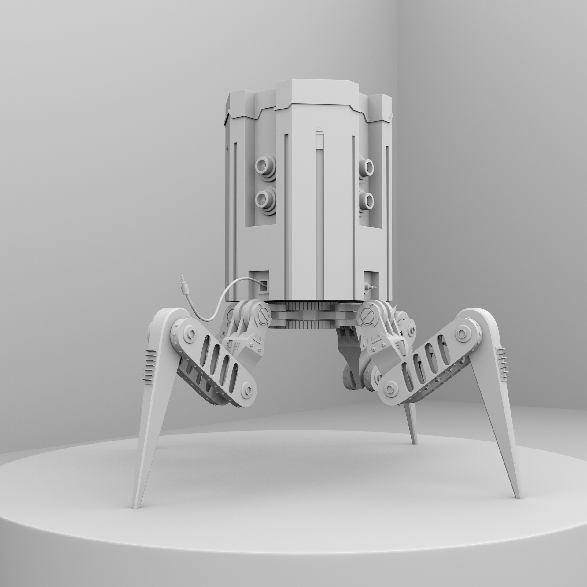 ArtStation - Infiltator Microbot 3D modeling