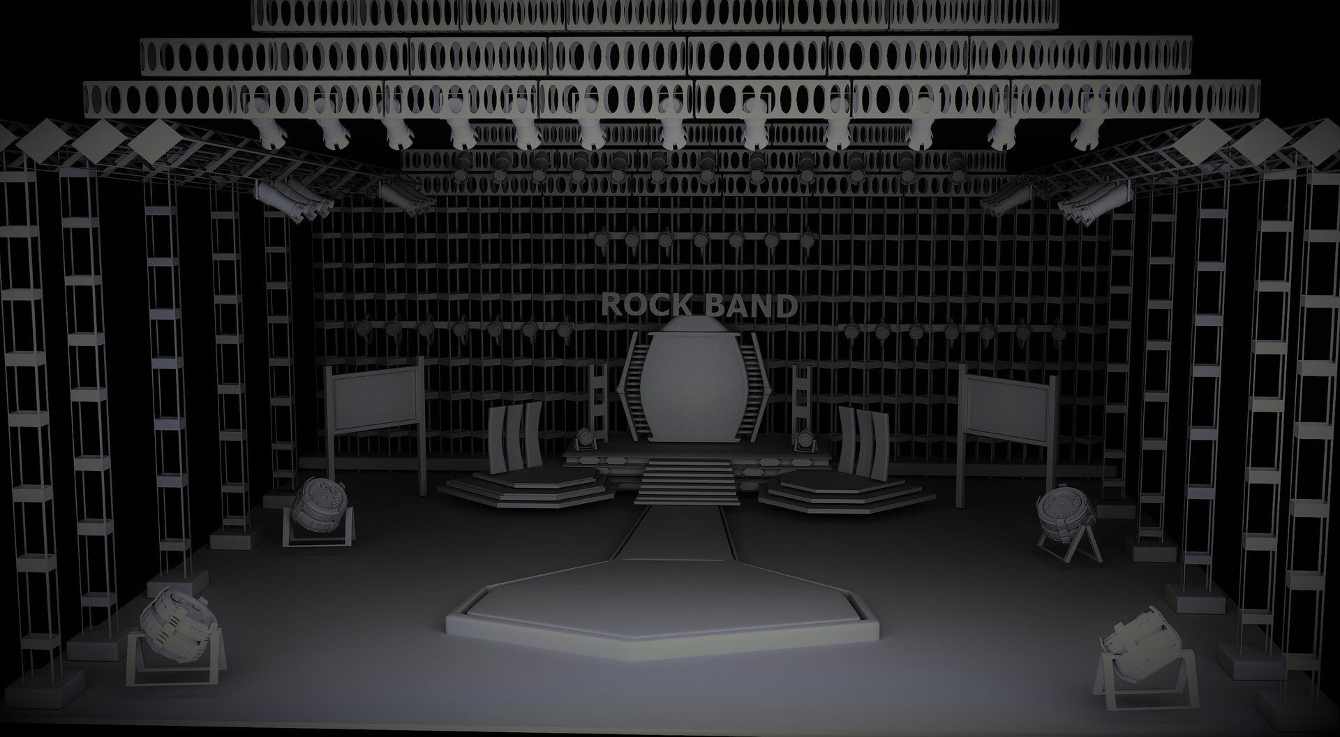 ArtStation - stage model