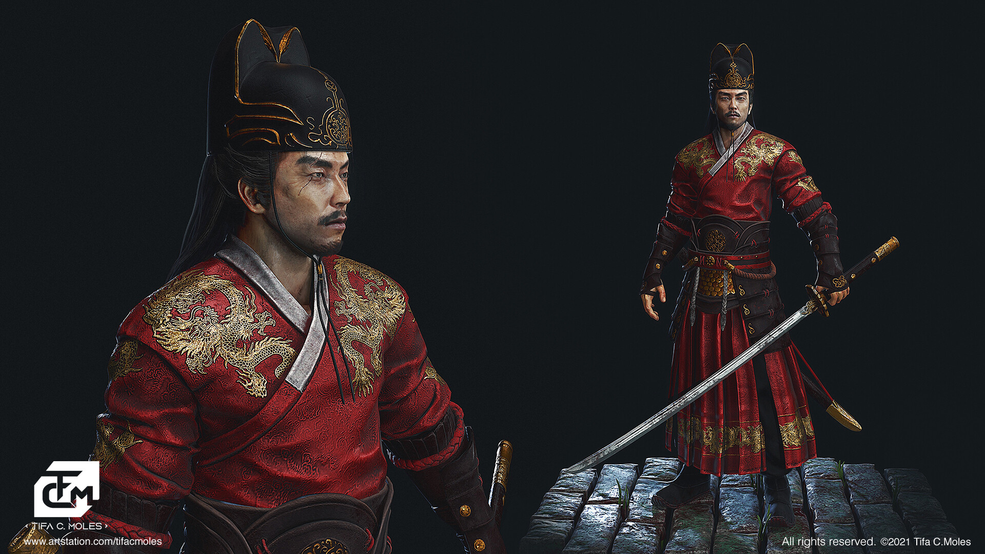 Tifa C. Moles - Ming Dynasty: Imperial Guard (Game ready)