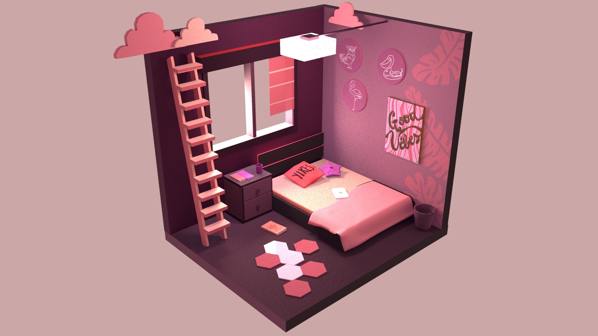 ArtStation - Chaudhary's Vibey Room Model- Final