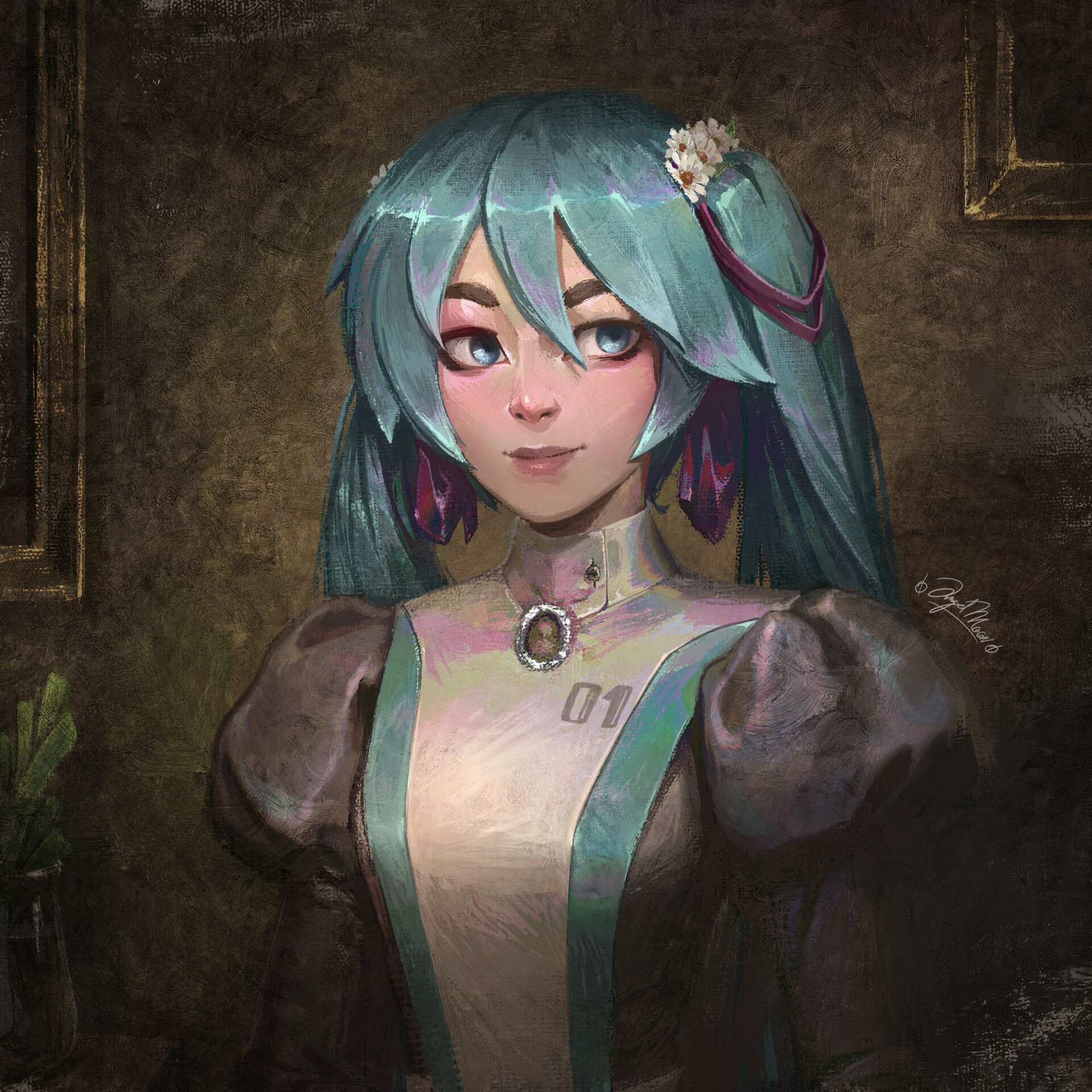 ArtStation - Victorian Hatsune Miku