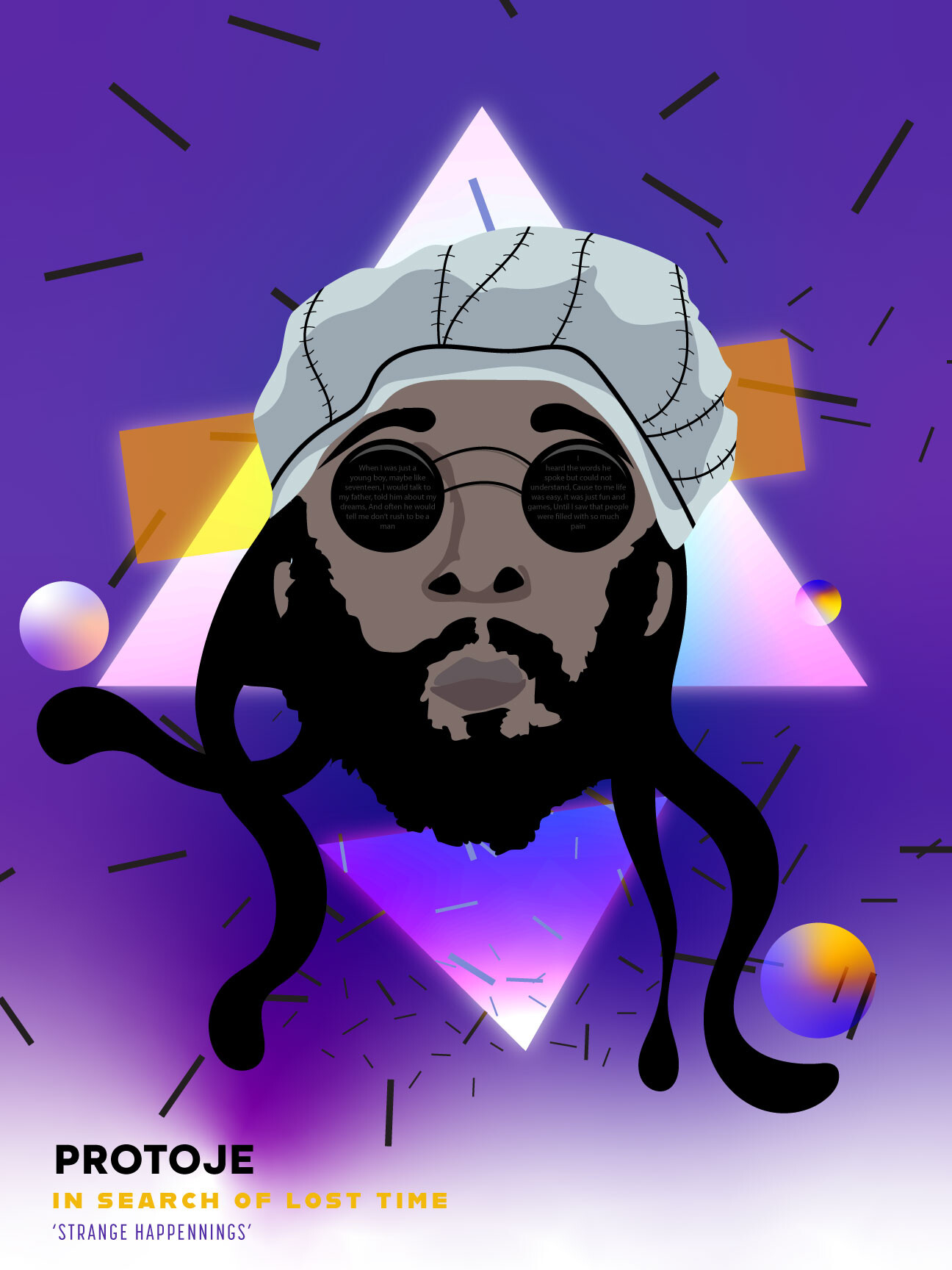 Portfolio of Chris Prado - Cover Art - 'In Search Of Lost Time' Album