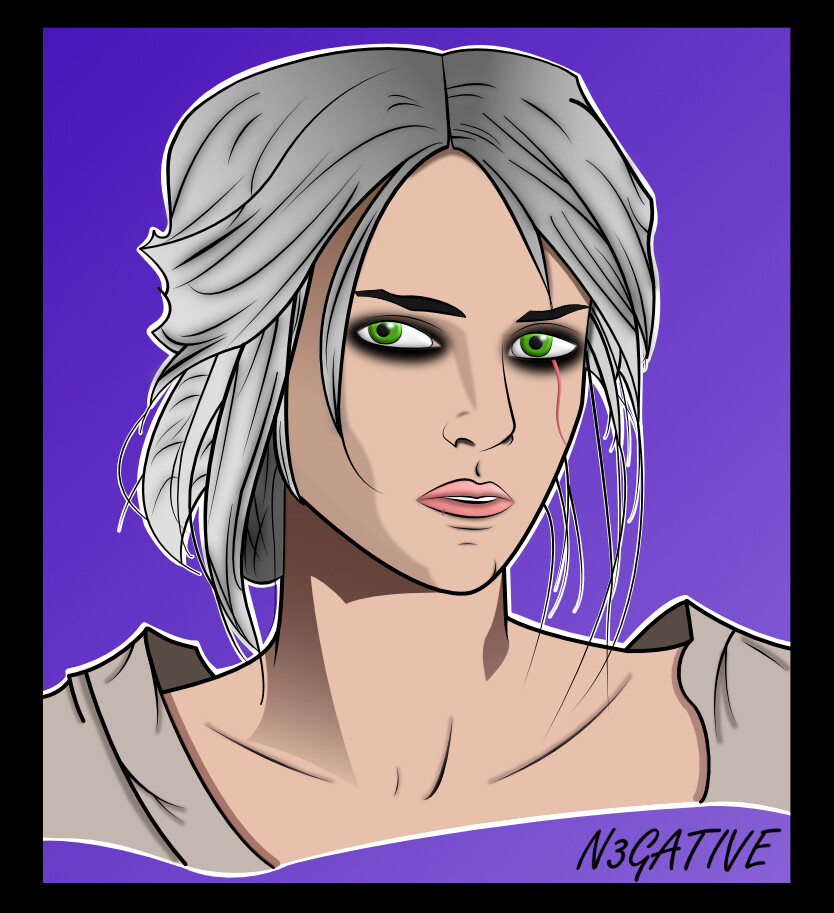 ArtStation - Ciri - Vector portrait