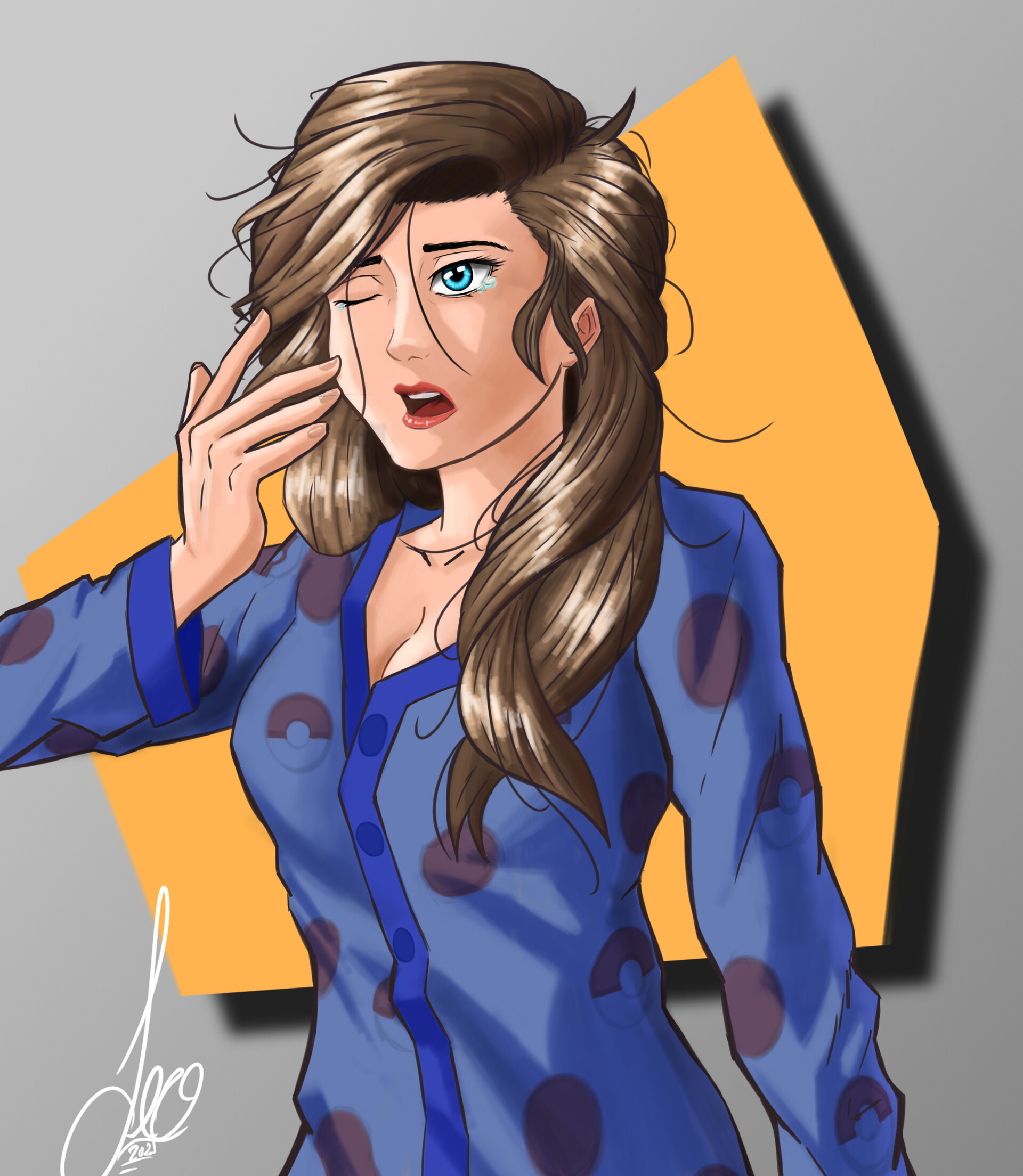 ArtStation - Sleepy girl