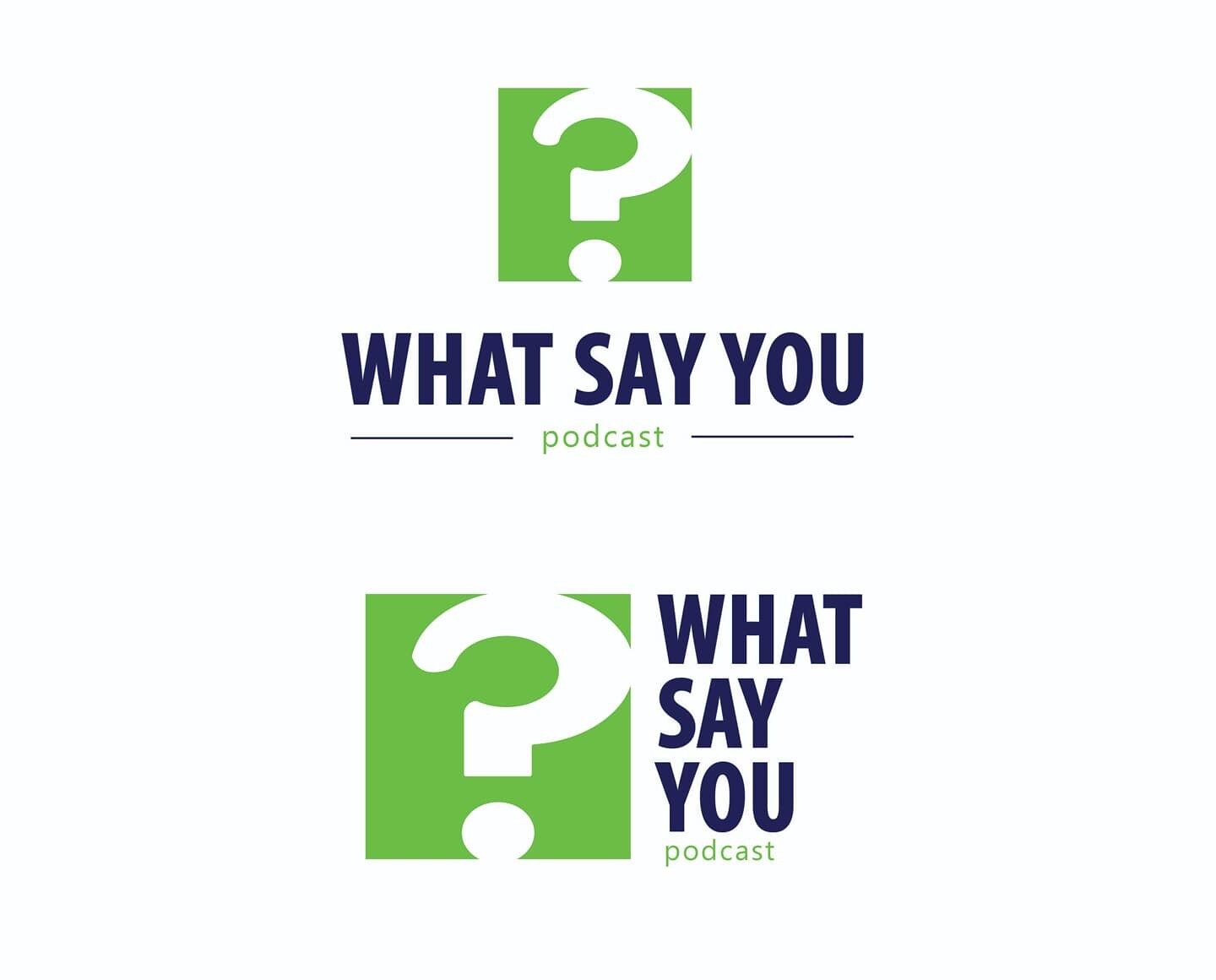 ArtStation - What say you podcast logo redesign