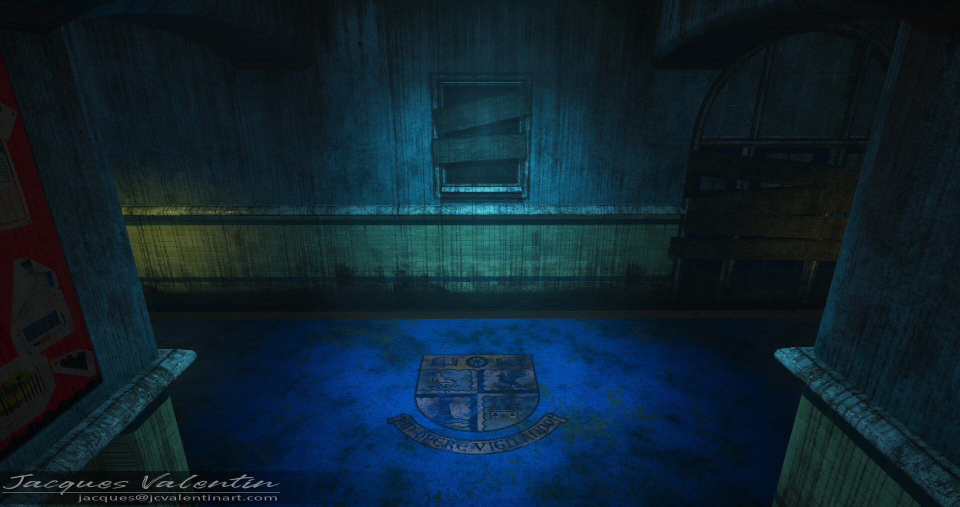 Jacques C. Valentin - Viewforth High School, Abandoned Hallway - Final