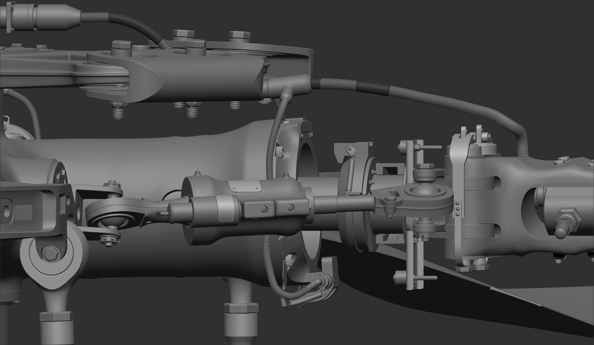 Elliot Packer - UH-60 Main and Rear rotor systems Highpoly