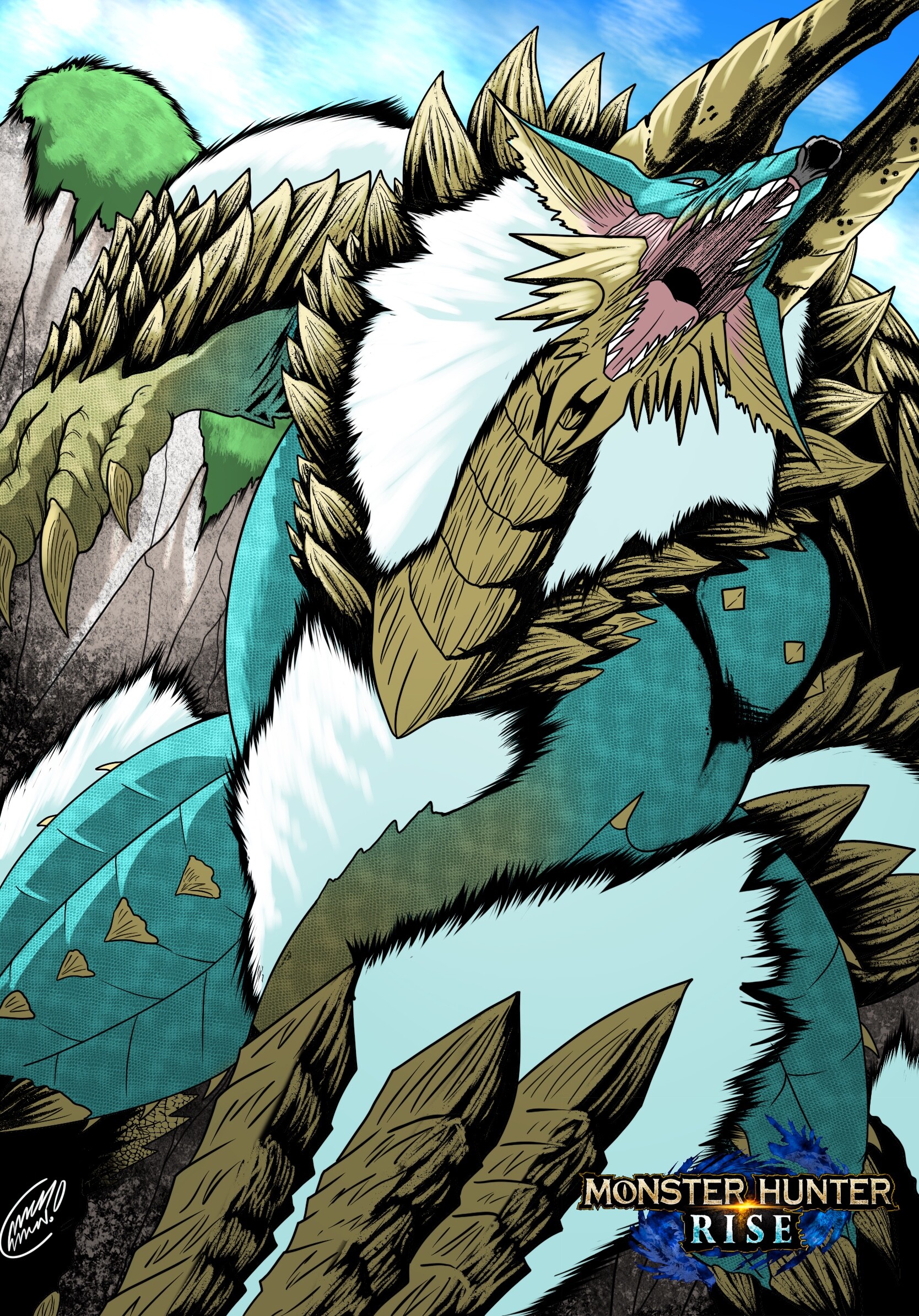 ArtStation - MHRISE- Zinogre