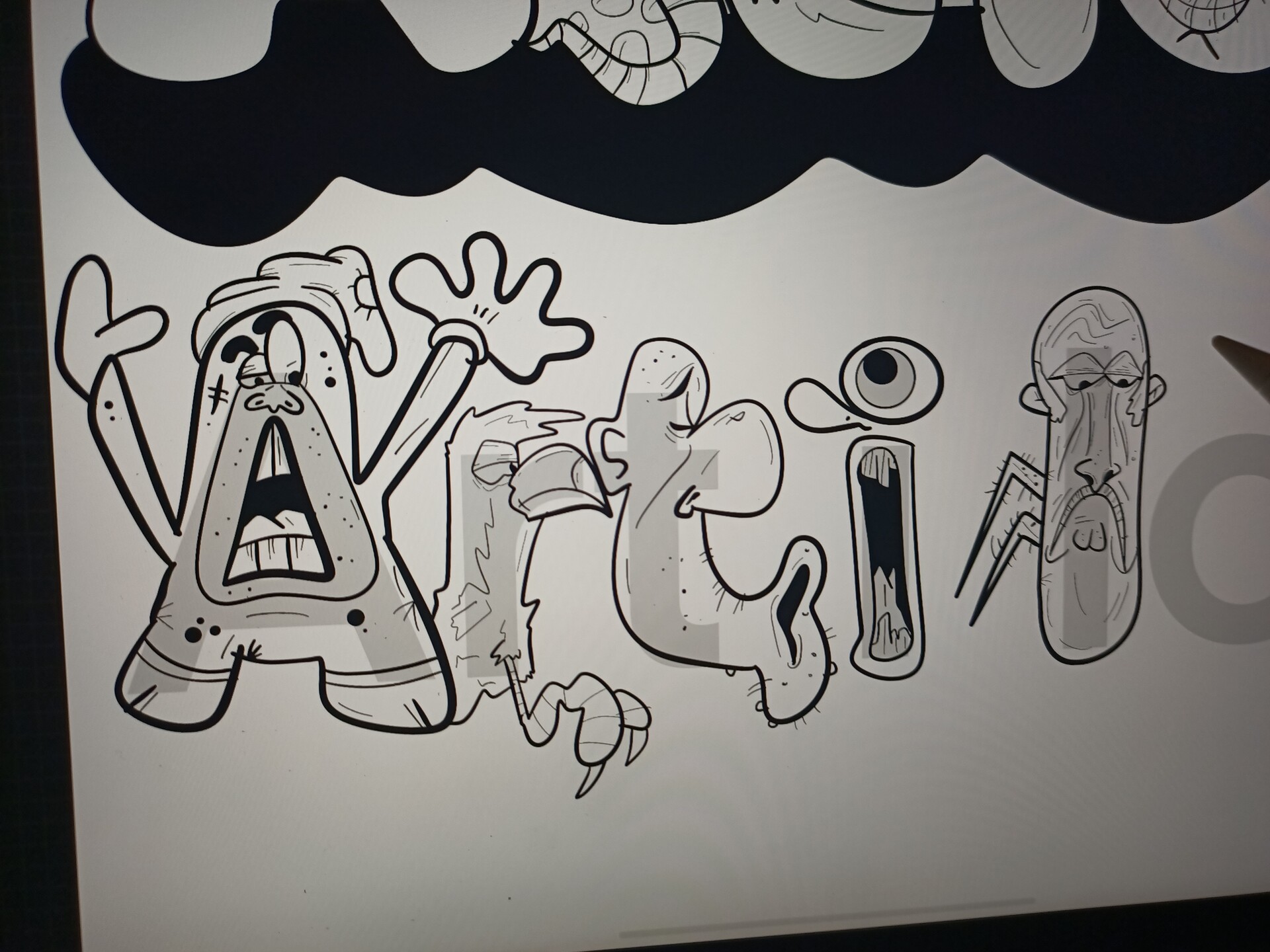 how to draw graffiti cartoons easy