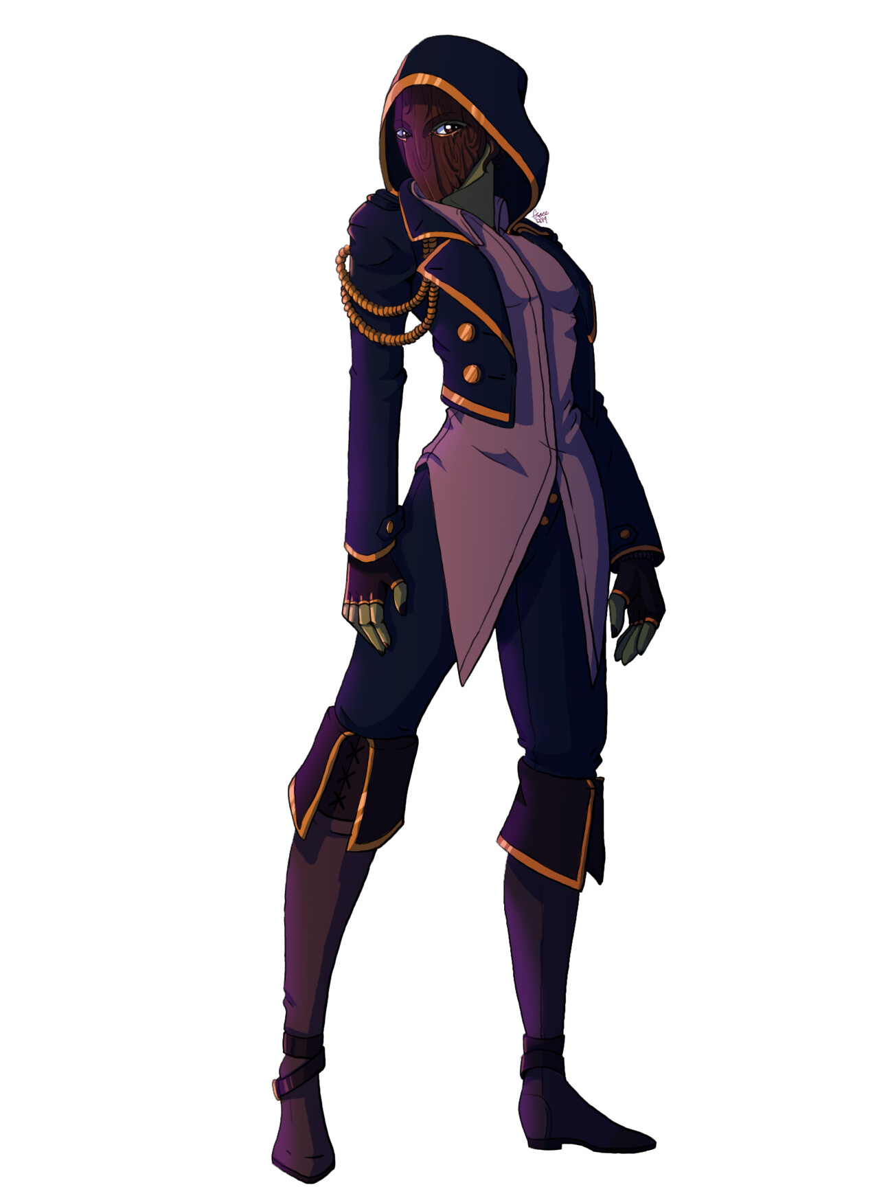 ArtStation - Character Illustration: Mysterious Character (COMMISSION)