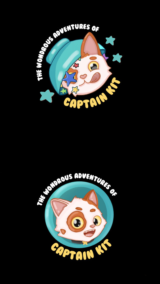 ArtStation - Captain Kit Logo Trials