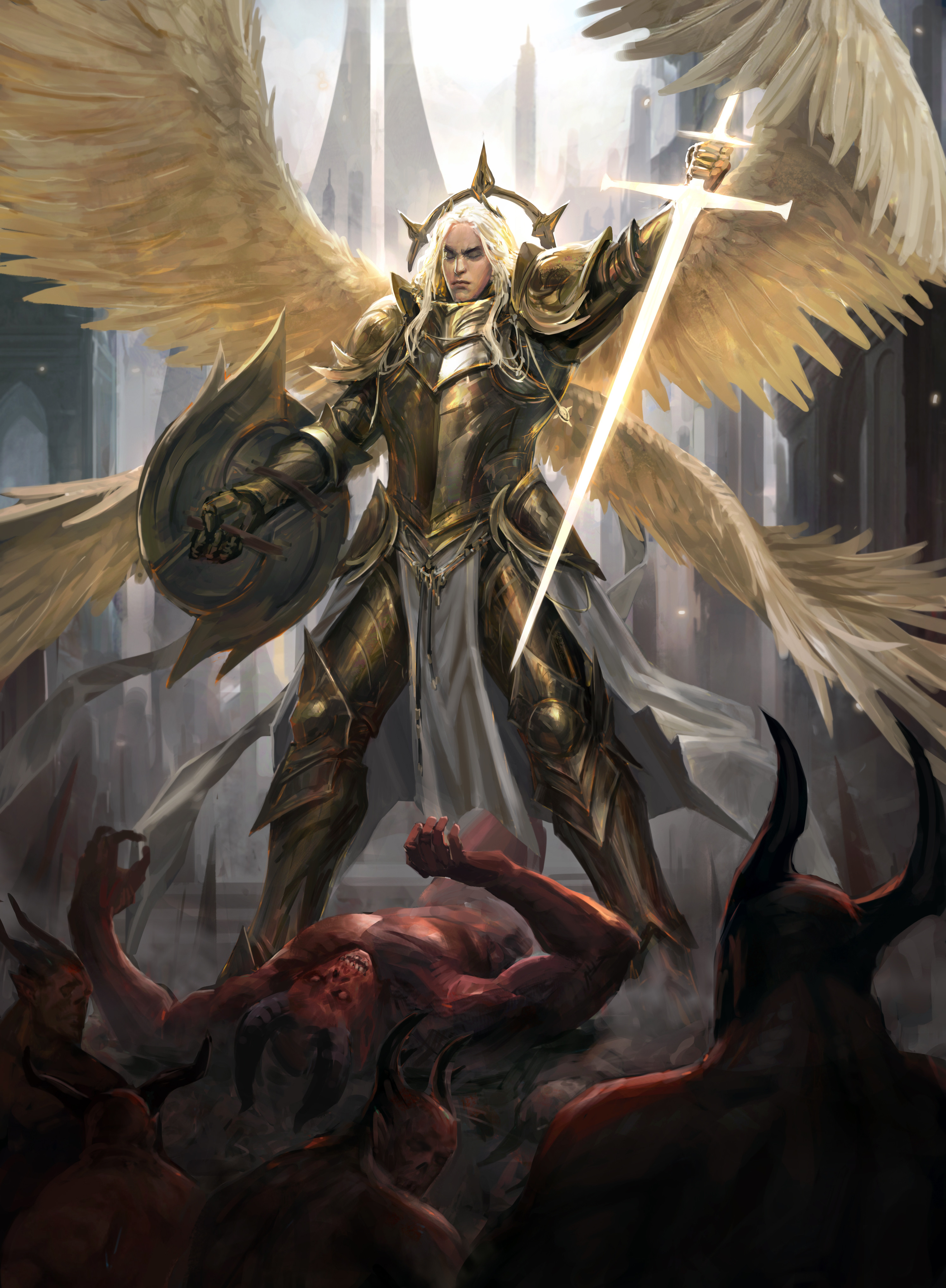 The Dawnflowers' Blessing by Ynorka Chiu : ImaginaryAngels