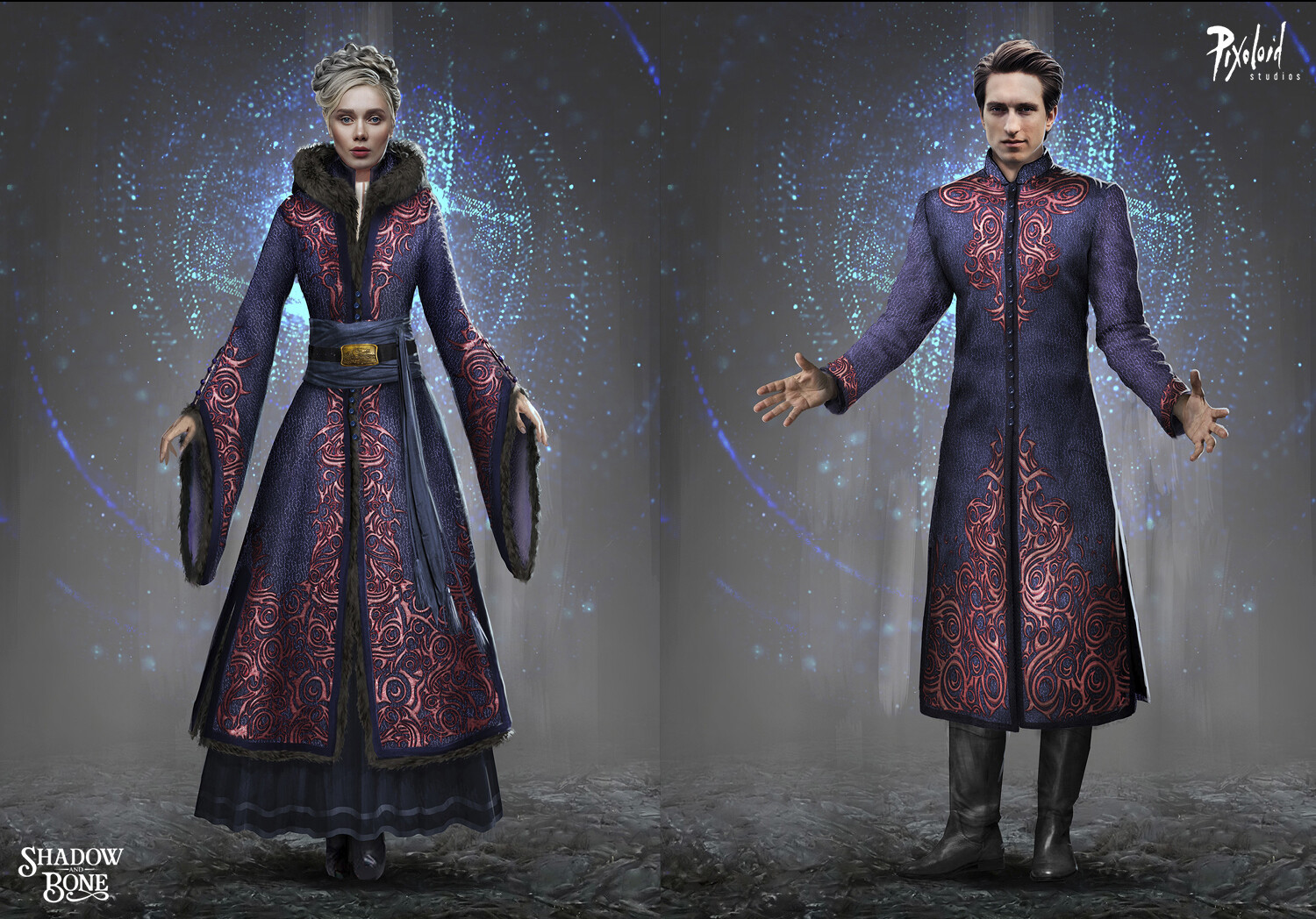 Pixoloid Studios - Shadow and Bone - Materialki (Grisha costumes)