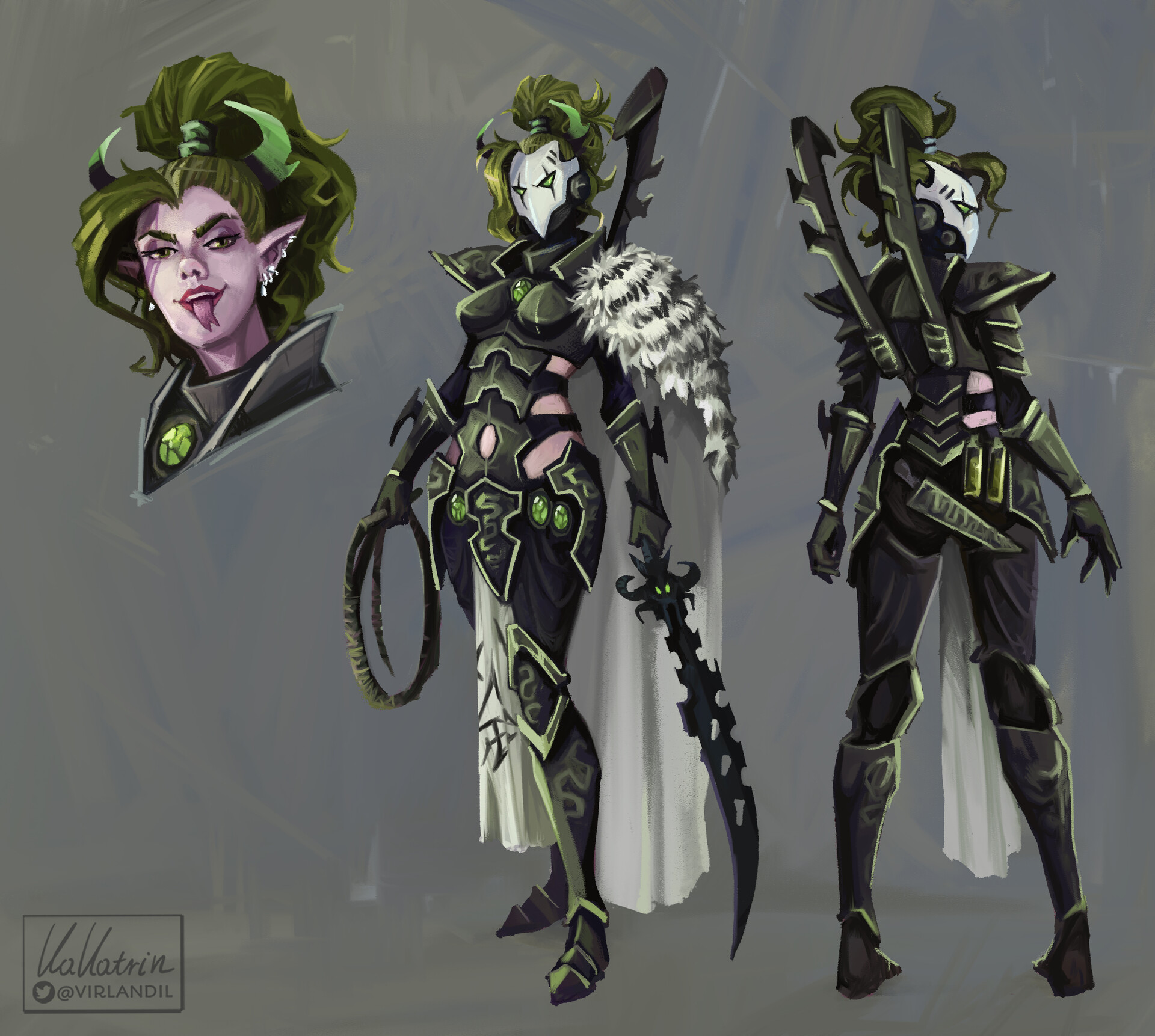 ArtStation - Zeva'Tara Vypus of the Splintered Fang