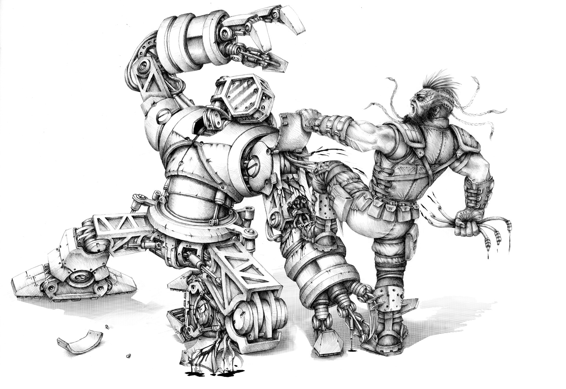 Phil Irving - Mech Concept work - Killing Machine - what would become ...