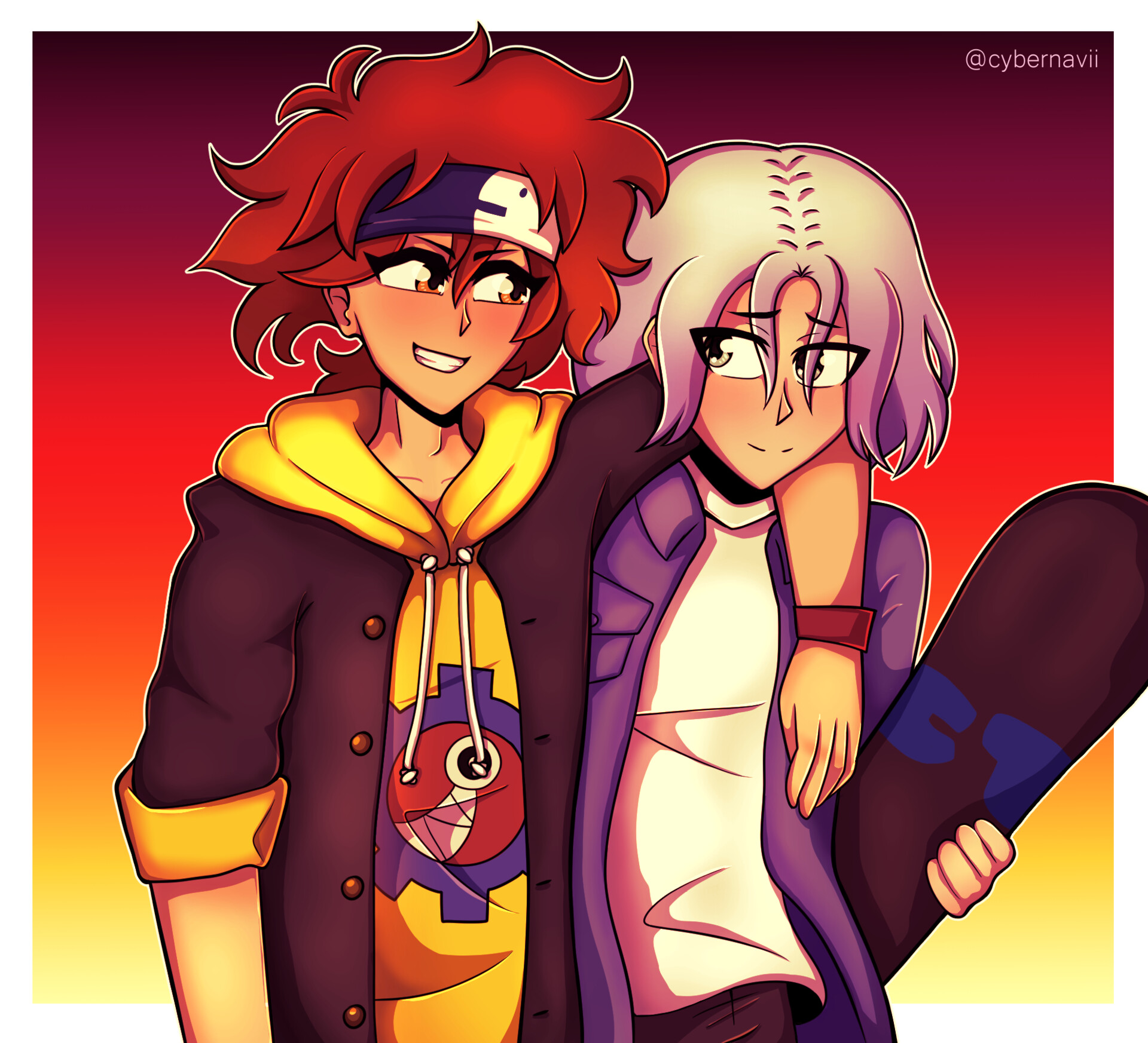 ArtStation - Evening Skating - SK8 The Infinity