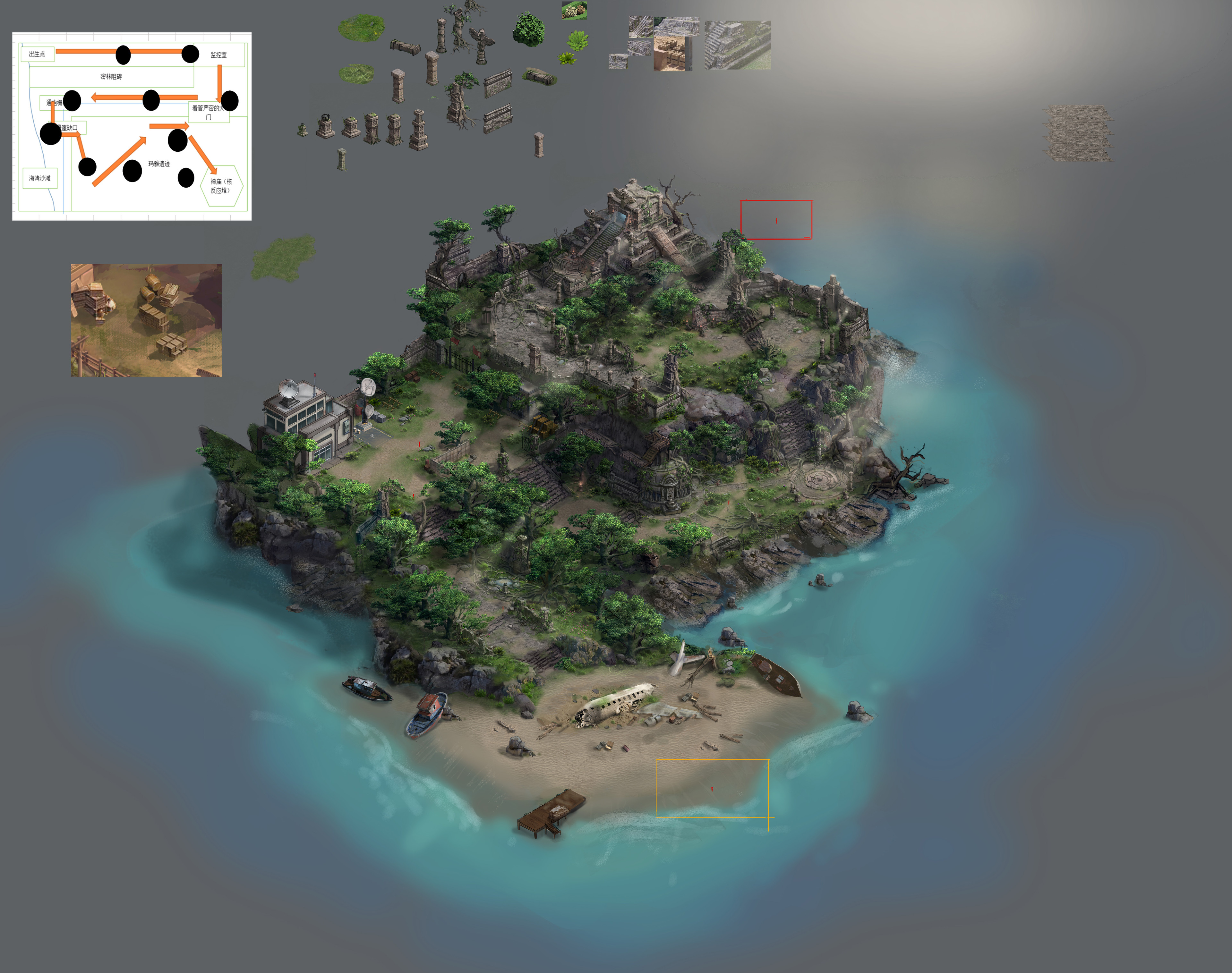 linfeng-dai-map-01.jpg (3840×3034)图片_沙盘规划图片素材-花瓣网