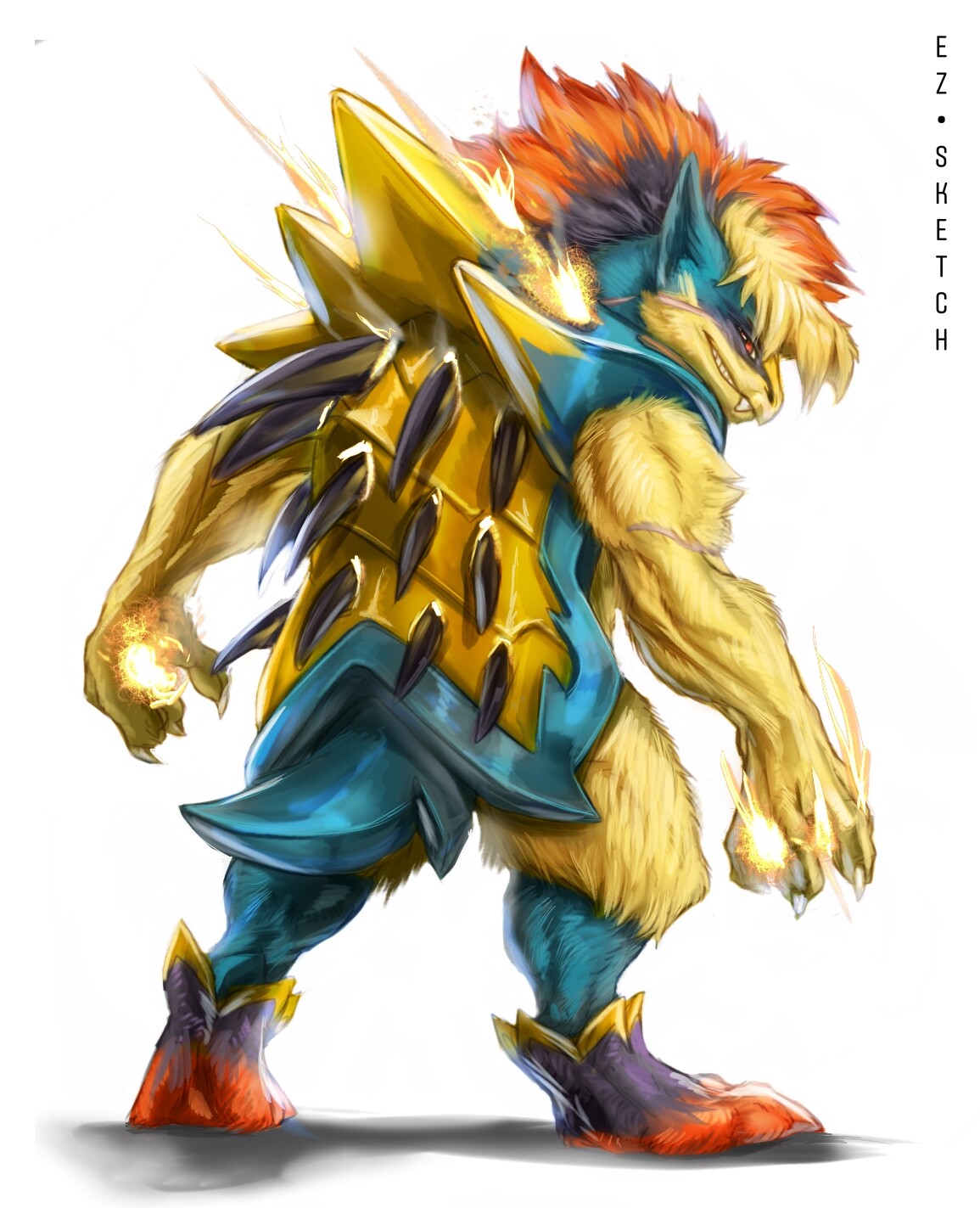 ArtStation - Bakugo Pokemon