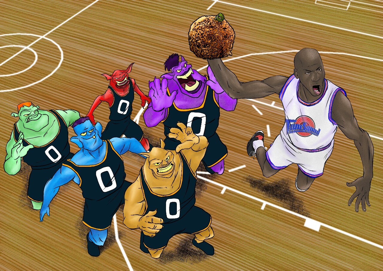 ArtStation - Space Jam Homage