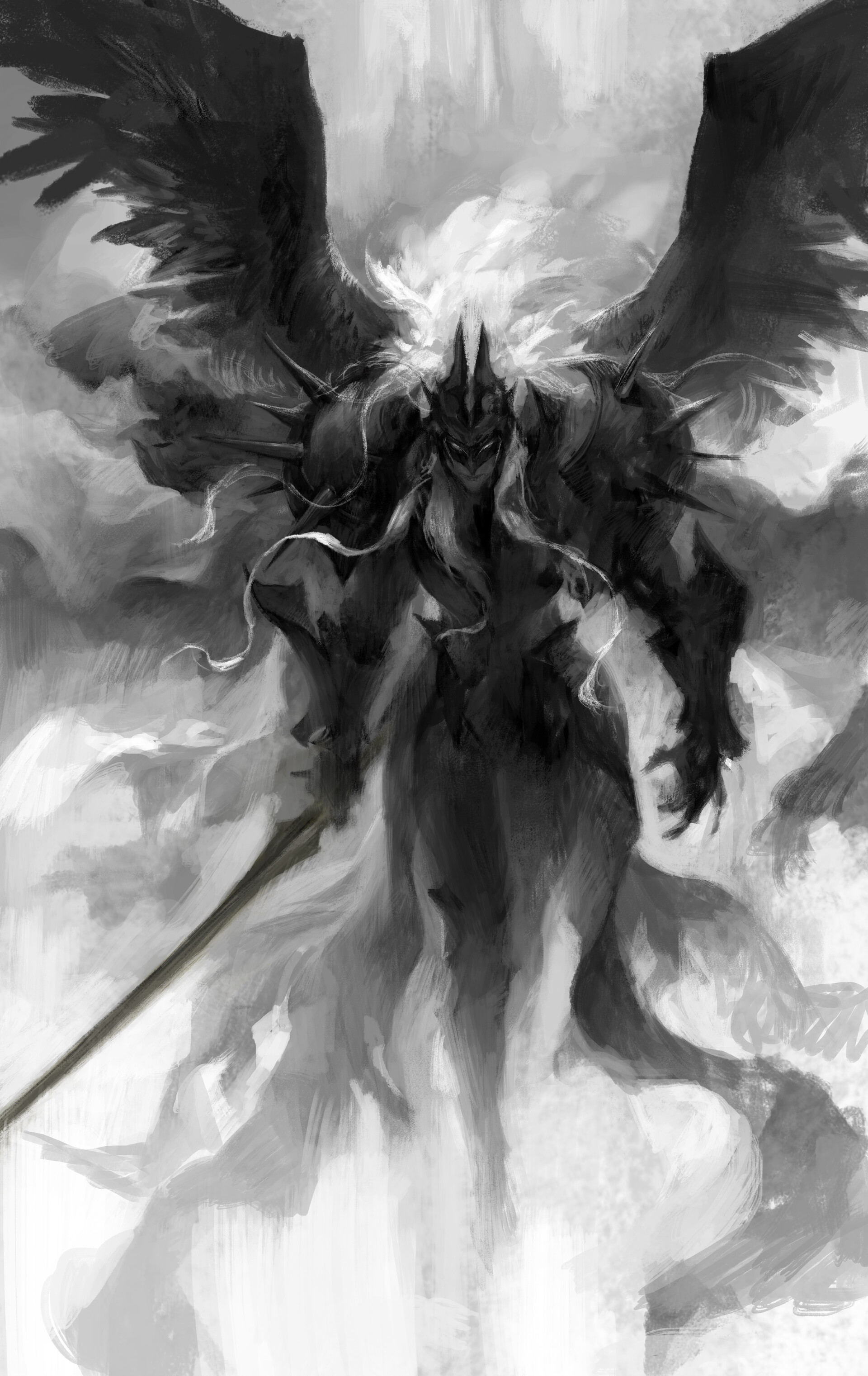 ArtStation - [Speed Painting] Dark knight